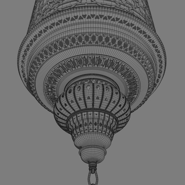 arabic middle eastern light 3d model