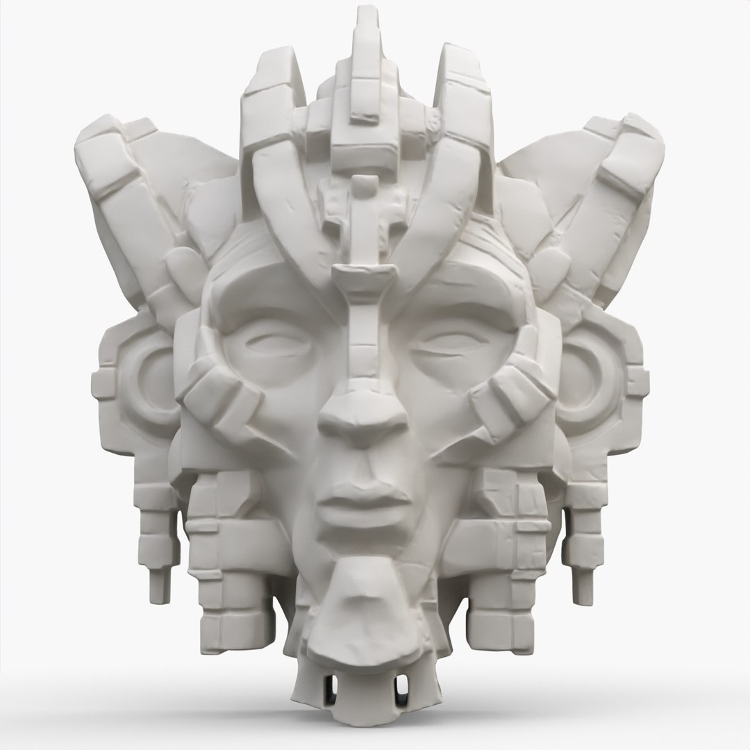 3D Aztec Masks 12 - TurboSquid 2203617