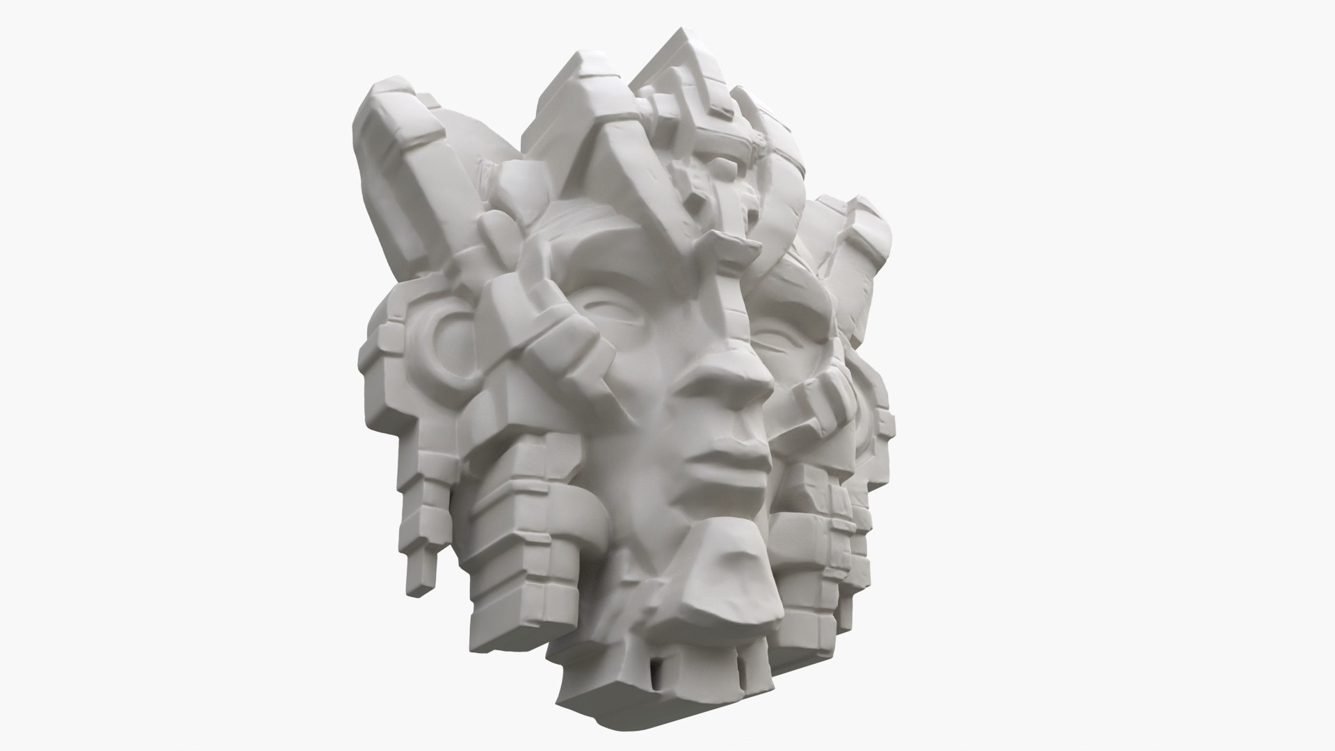 3D Aztec Masks 12 - TurboSquid 2203617