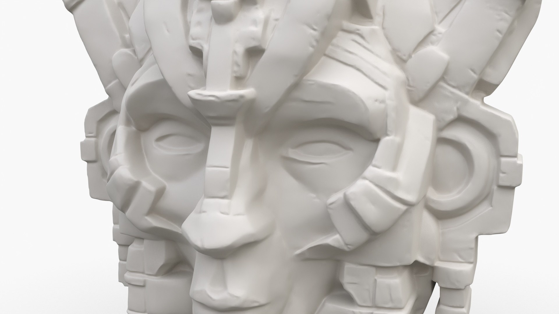 3D Aztec Masks 12 - TurboSquid 2203617