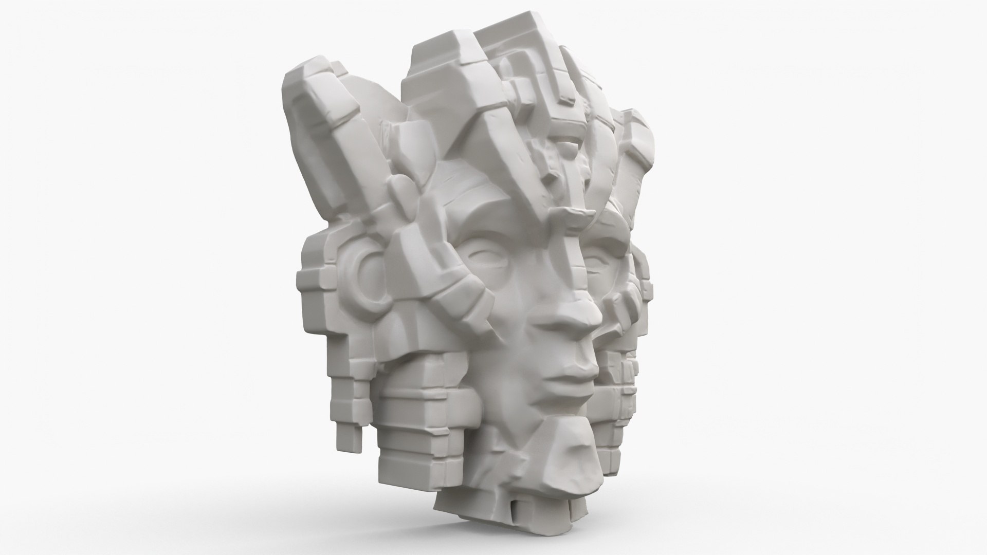 3D Aztec Masks 12 - TurboSquid 2203617