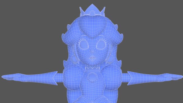 Princess Peach Weapon Character Super Mario Sparks of Hope 3D ...