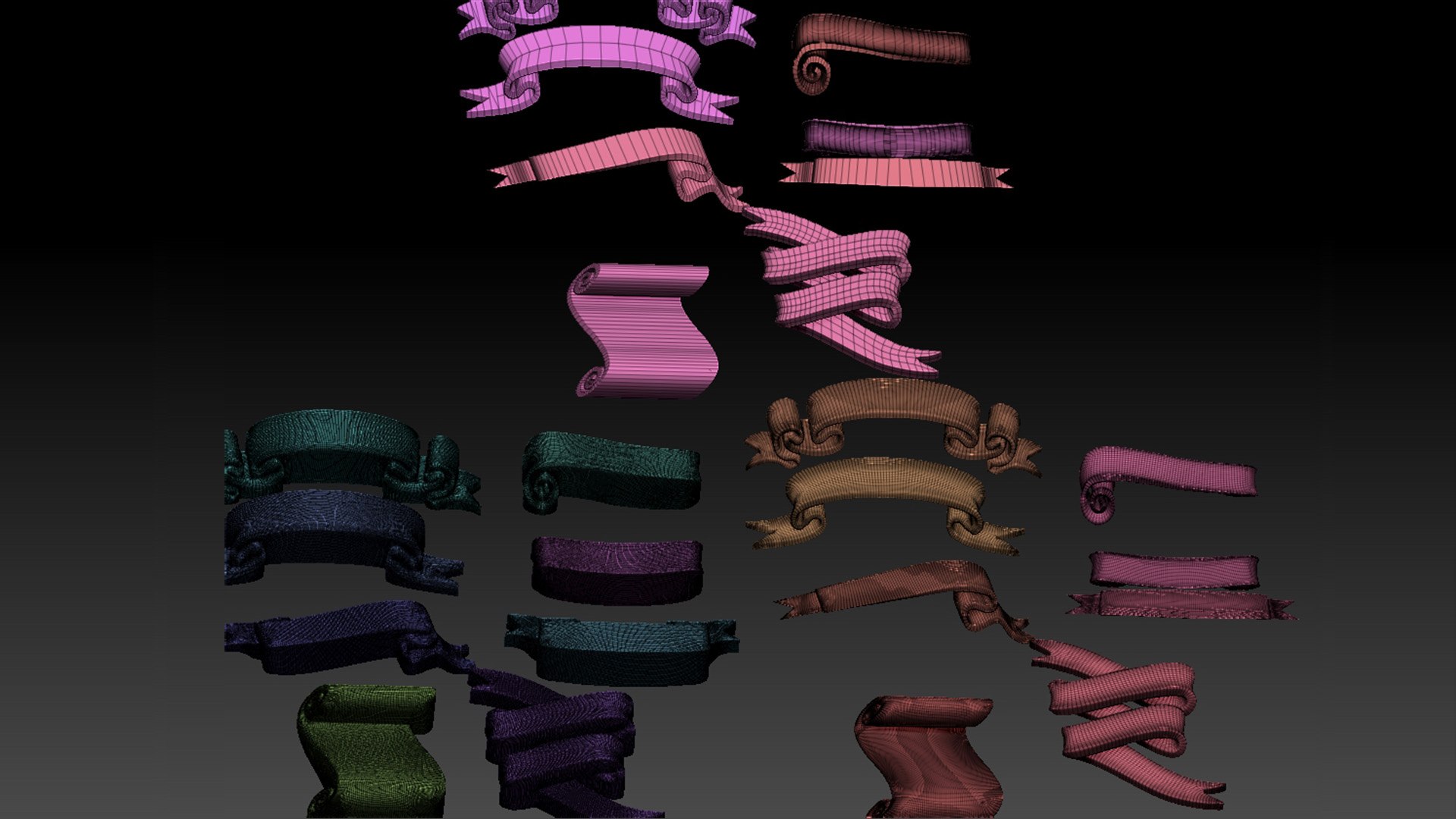 RIBBONS 3D Model - TurboSquid 2063783