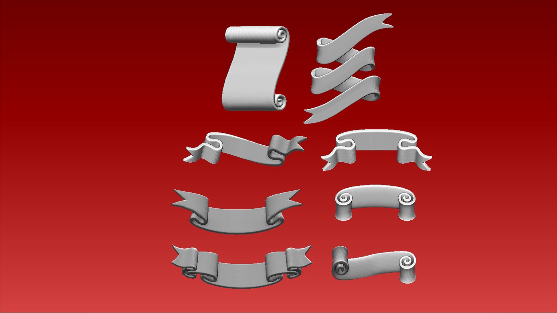 RIBBONS 3D Model - TurboSquid 2063783