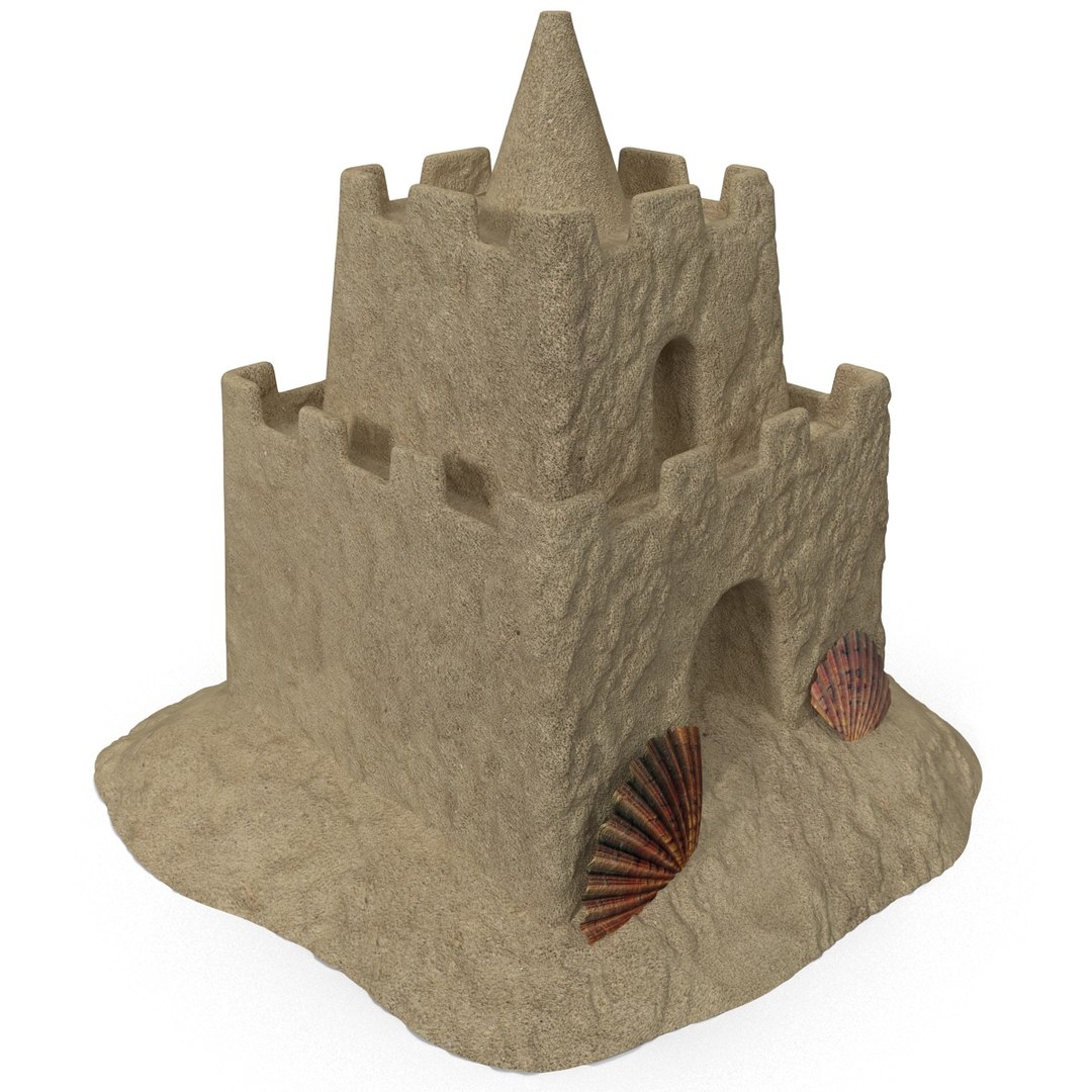 Sand Castle 3d C4d