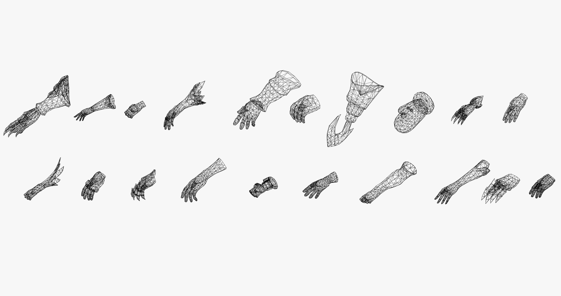 20 STYLIZED GLOVE MODELS PACK 1 - LOW POLY 3D - TurboSquid 2232017