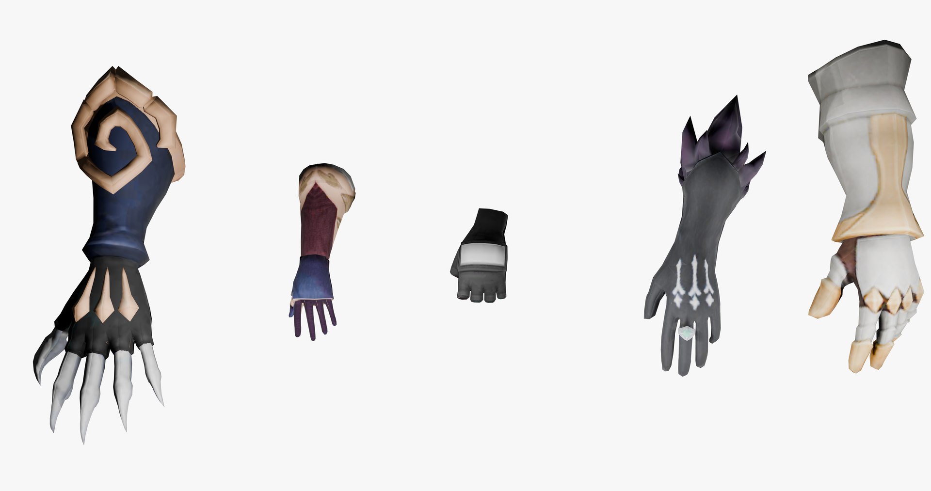 20 STYLIZED GLOVE MODELS PACK 1 - LOW POLY 3D - TurboSquid 2232017