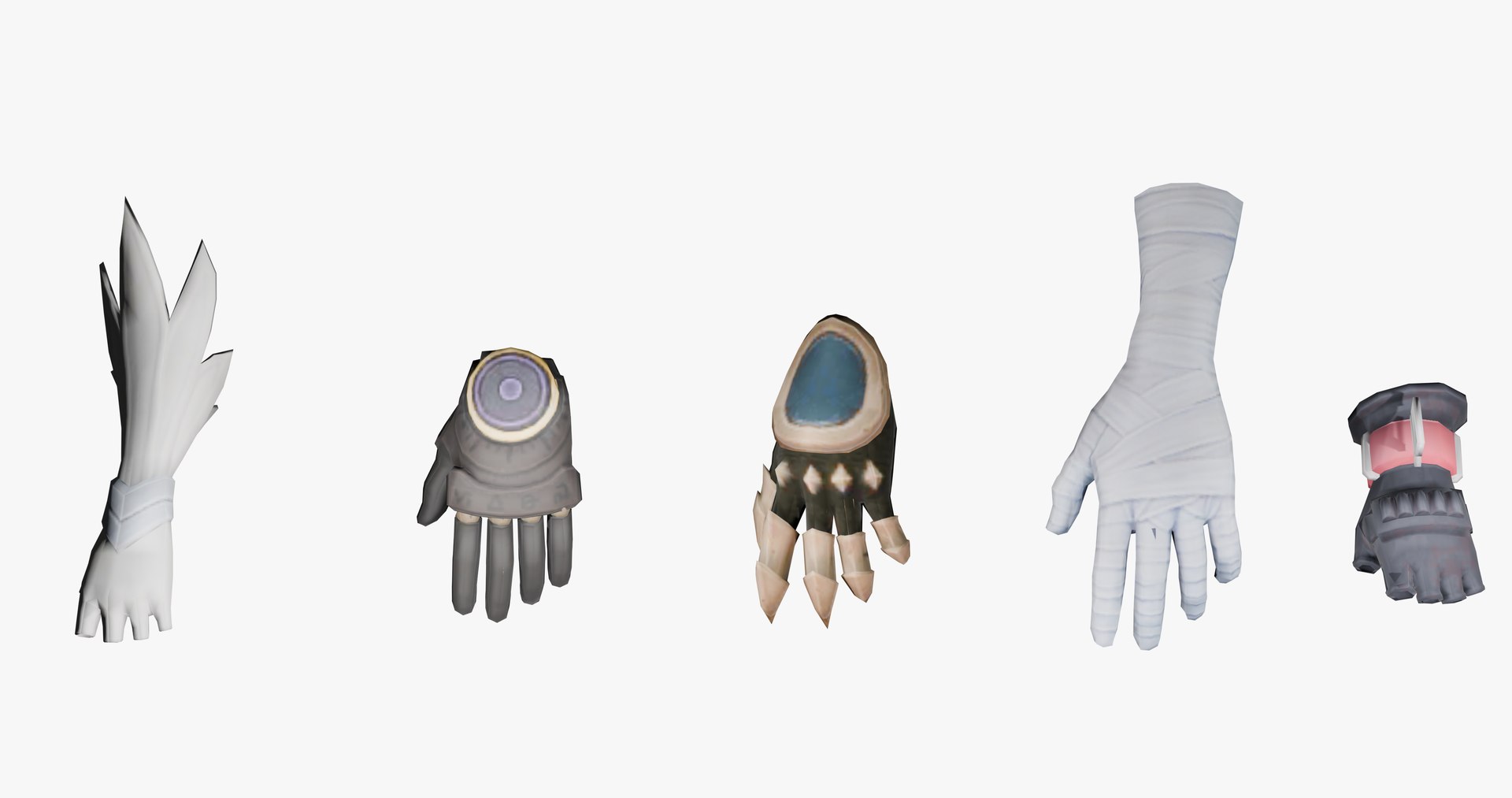 20 STYLIZED GLOVE MODELS PACK 1 - LOW POLY 3D - TurboSquid 2232017
