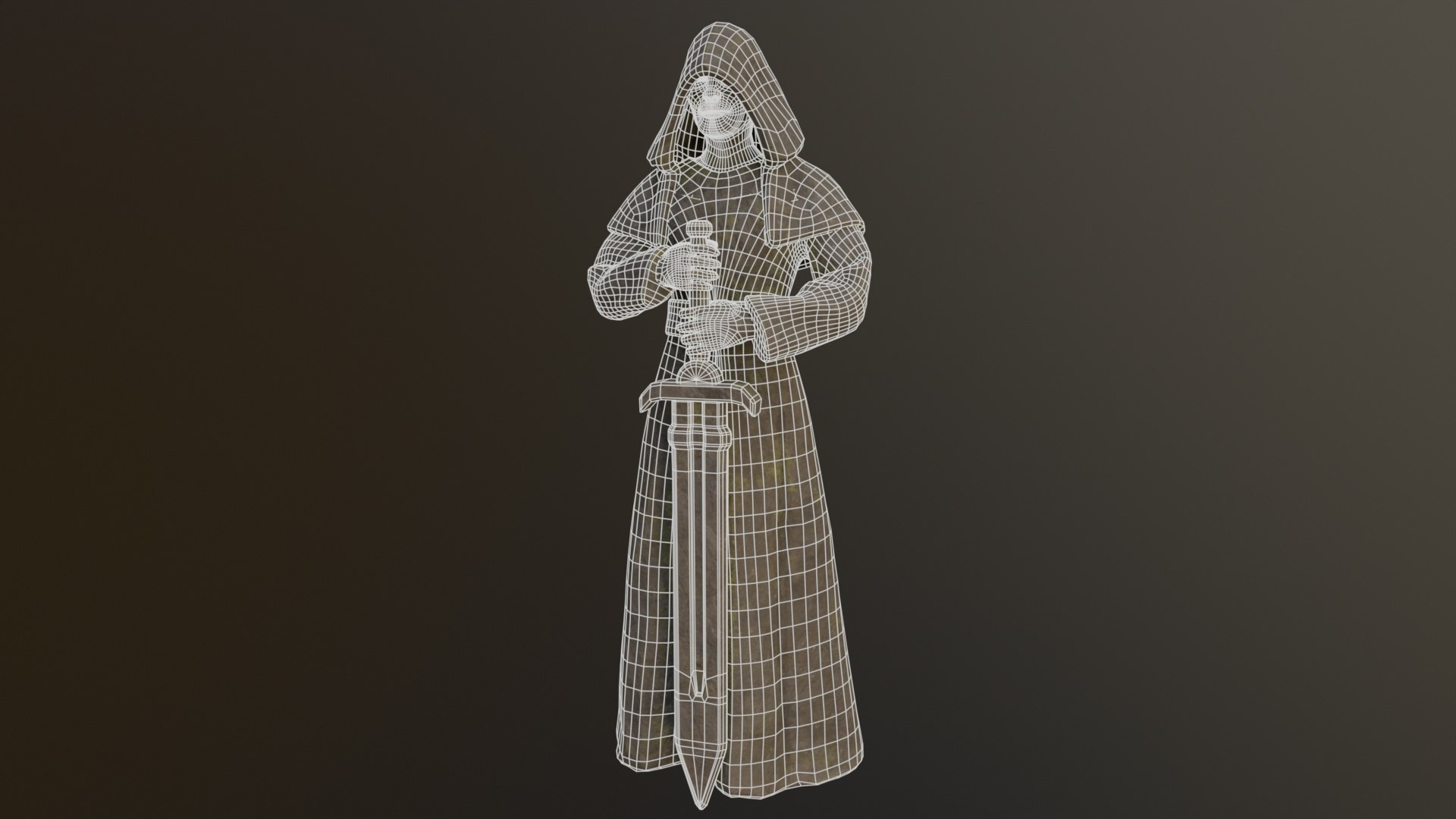 3D Sword Statue - TurboSquid 2173190