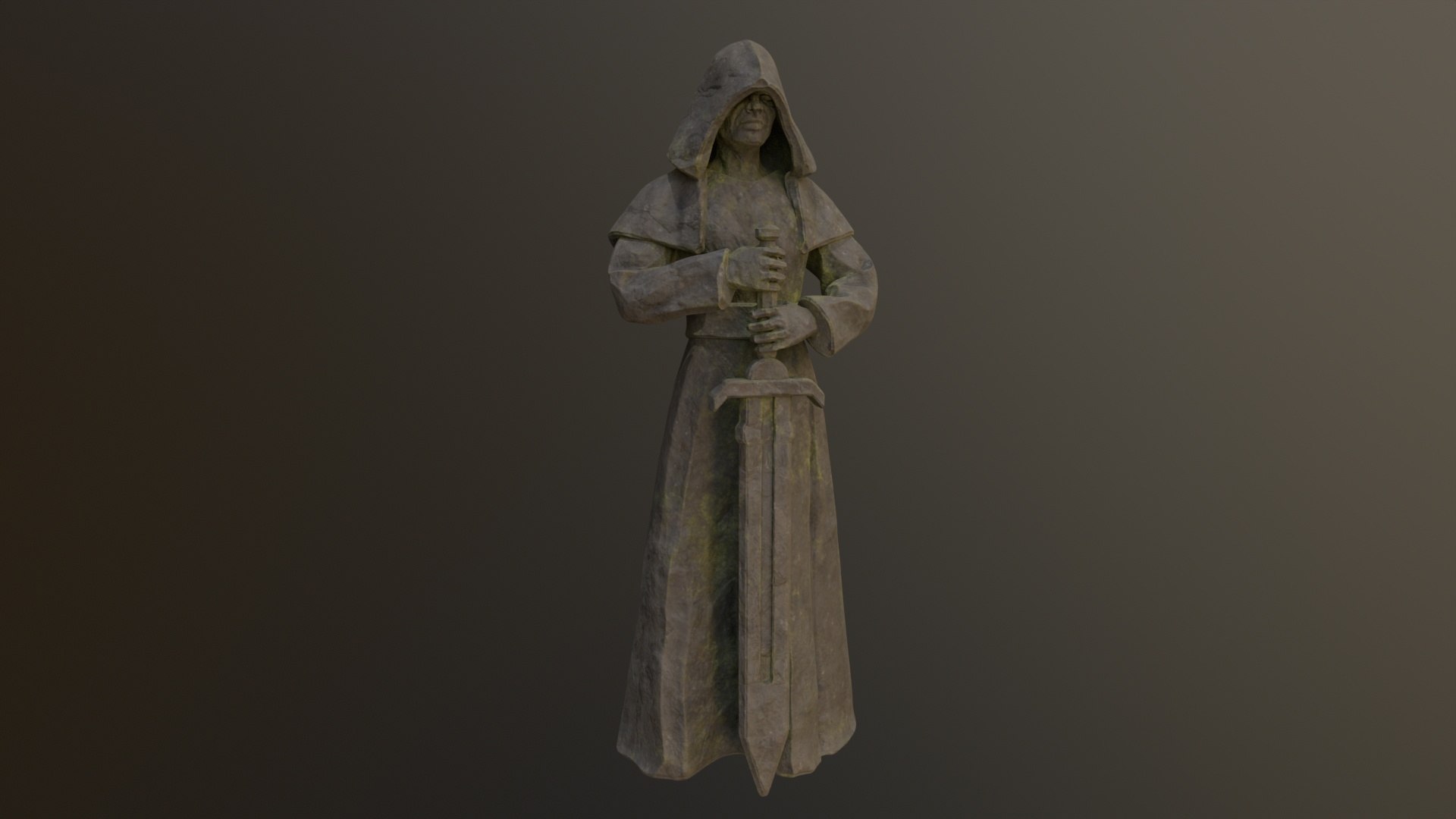 3D Sword Statue - TurboSquid 2173190