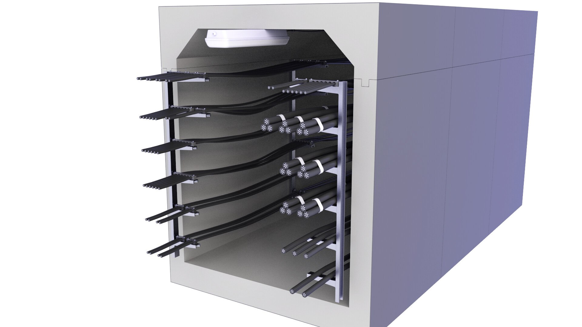3D Precast Utility Tunnels Cross-section V4 Model - TurboSquid 2415299
