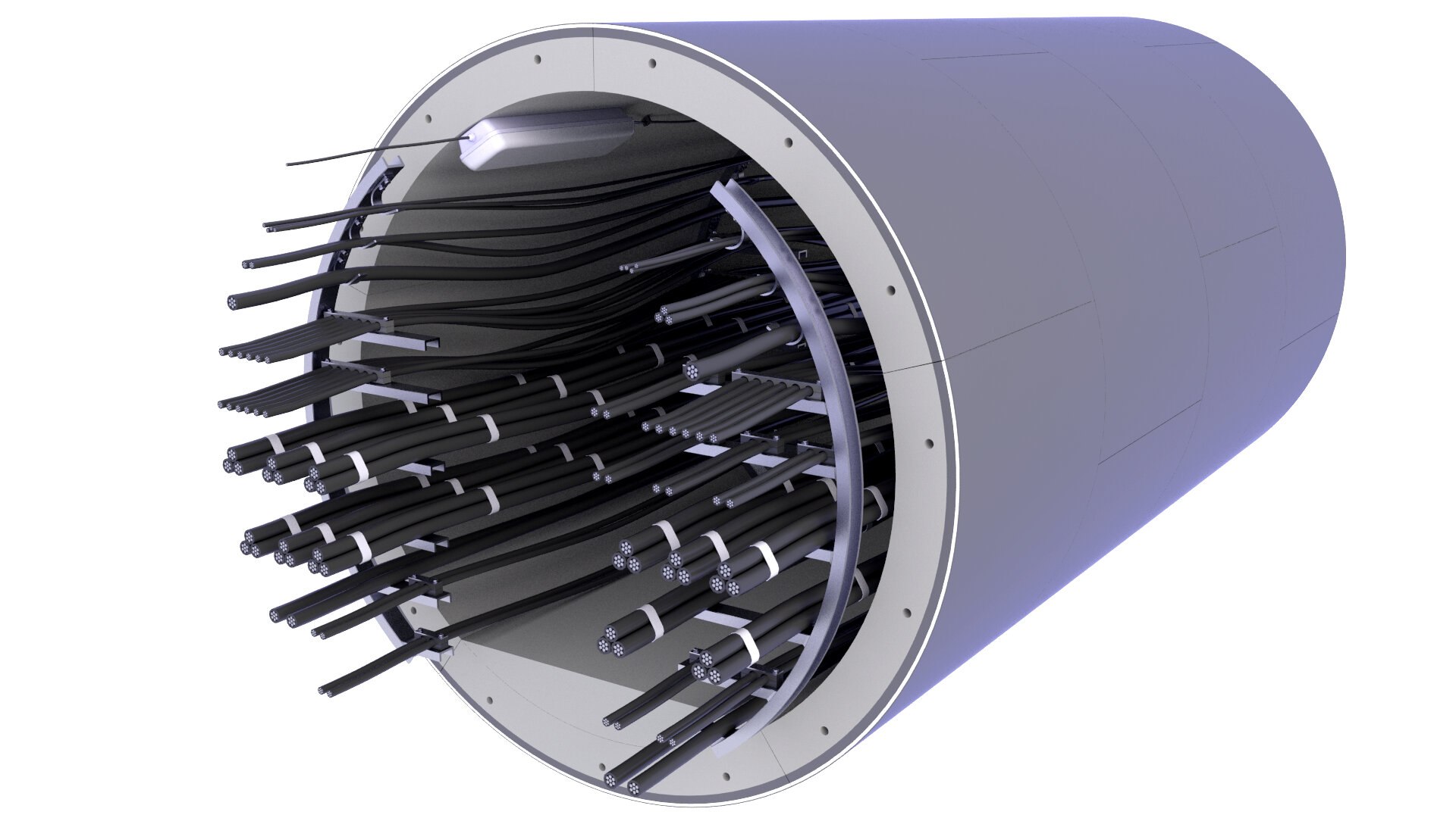 3D Precast Utility Tunnels Cross-section V4 Model - TurboSquid 2415299