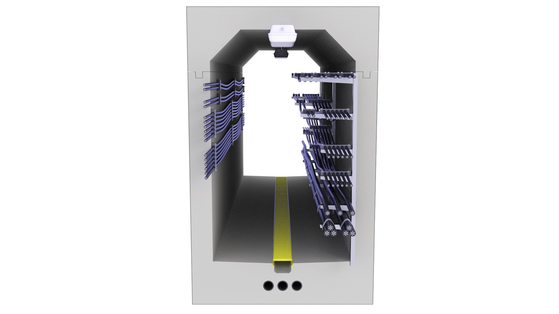 3D Precast Utility Tunnels Cross-section V4 Model - TurboSquid 2415299