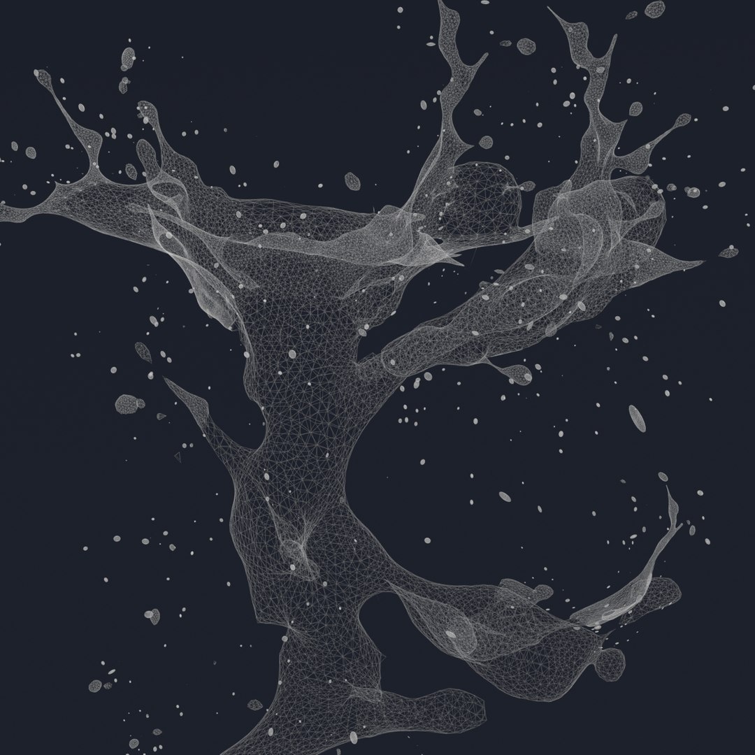 Letter K Splash 3D Model - TurboSquid 1151963