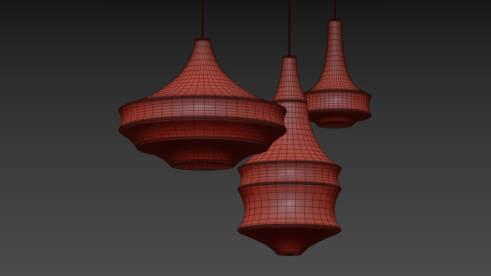 Crochet Pendant Lamp By Hamimi Design Model - TurboSquid 2340358