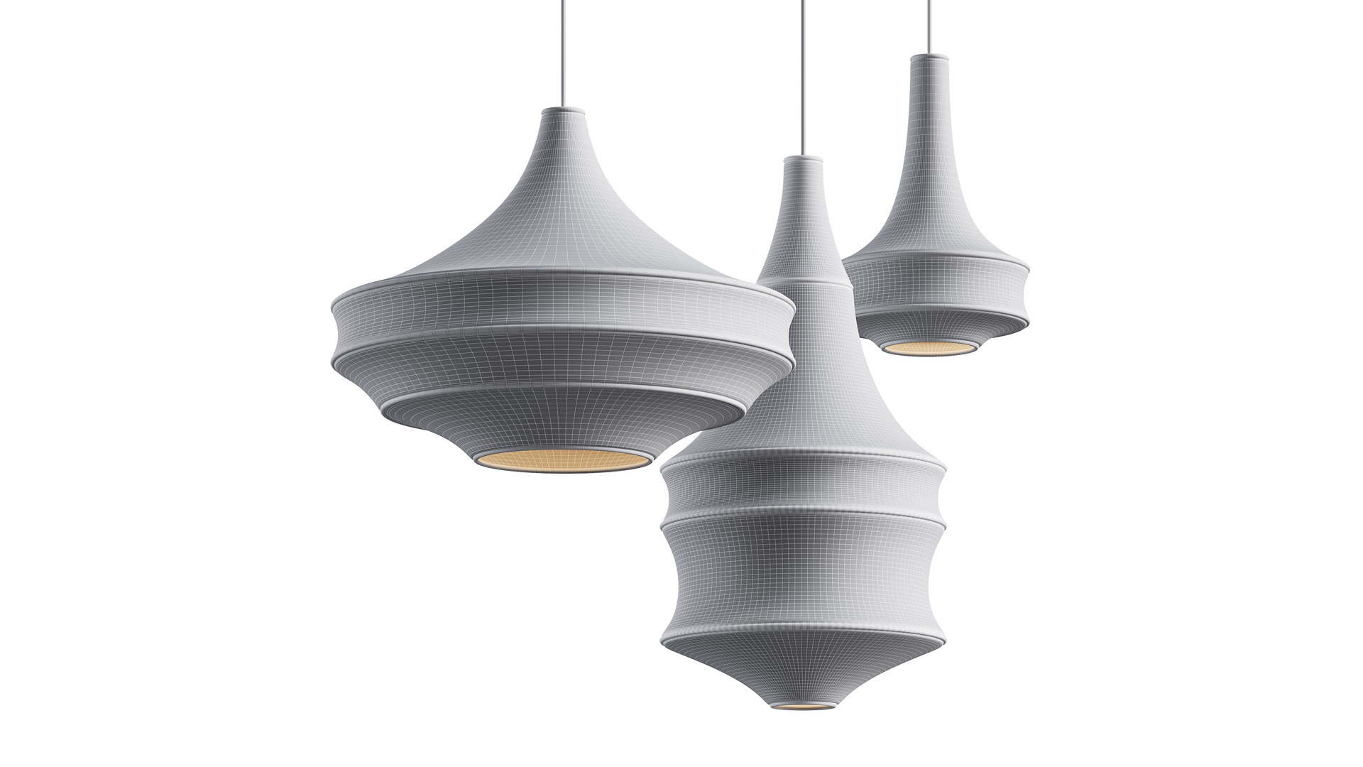 Crochet Pendant Lamp By Hamimi Design Model - TurboSquid 2340358