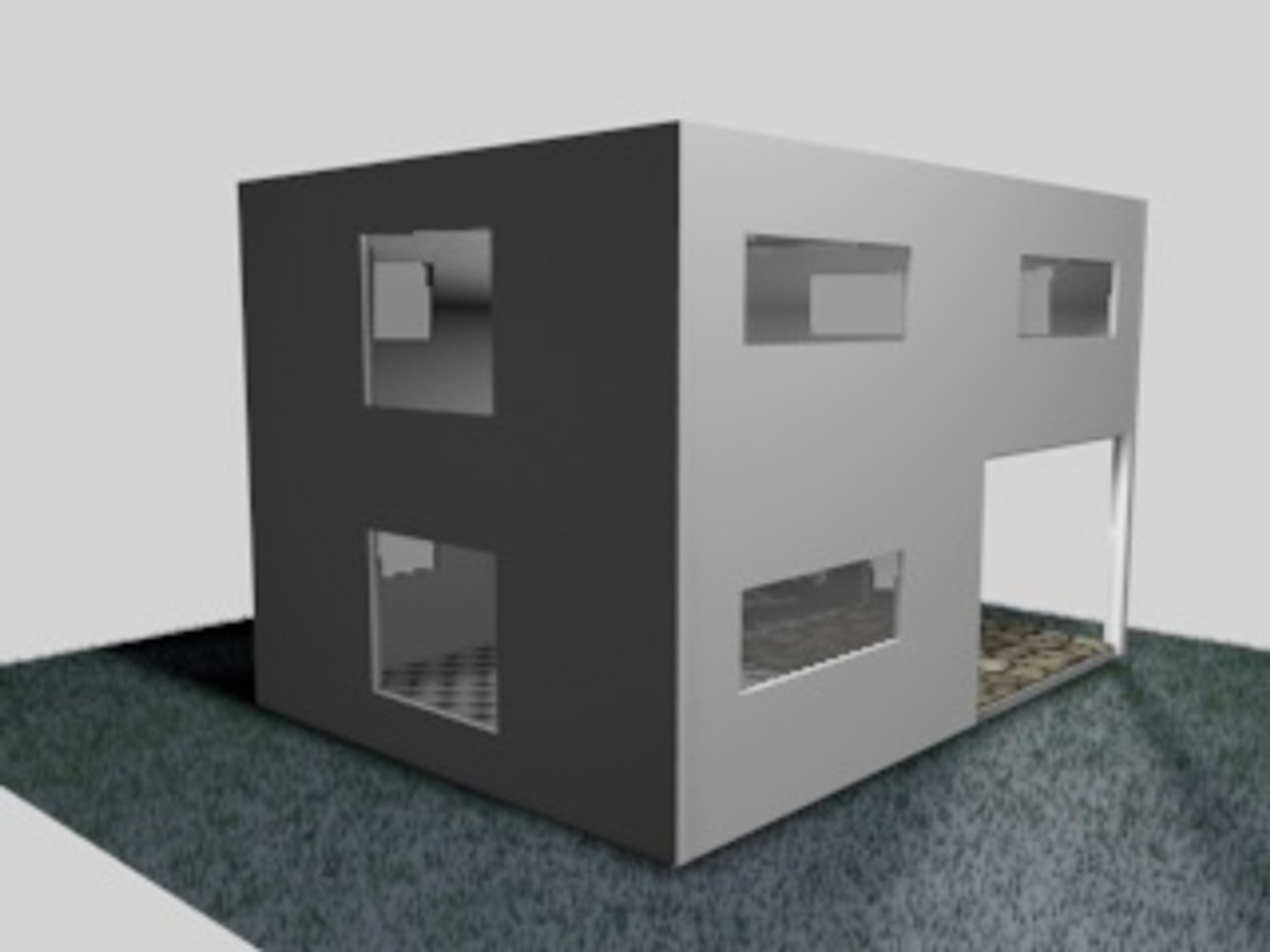 Stylish House C4d