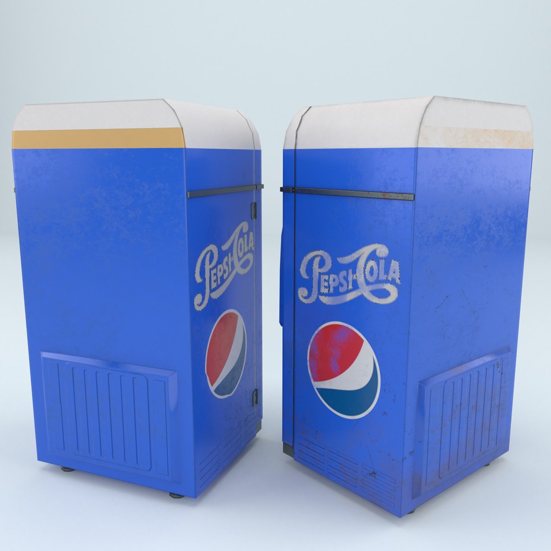 3D Cola Pepsi Vending Machine Model - TurboSquid 1440045