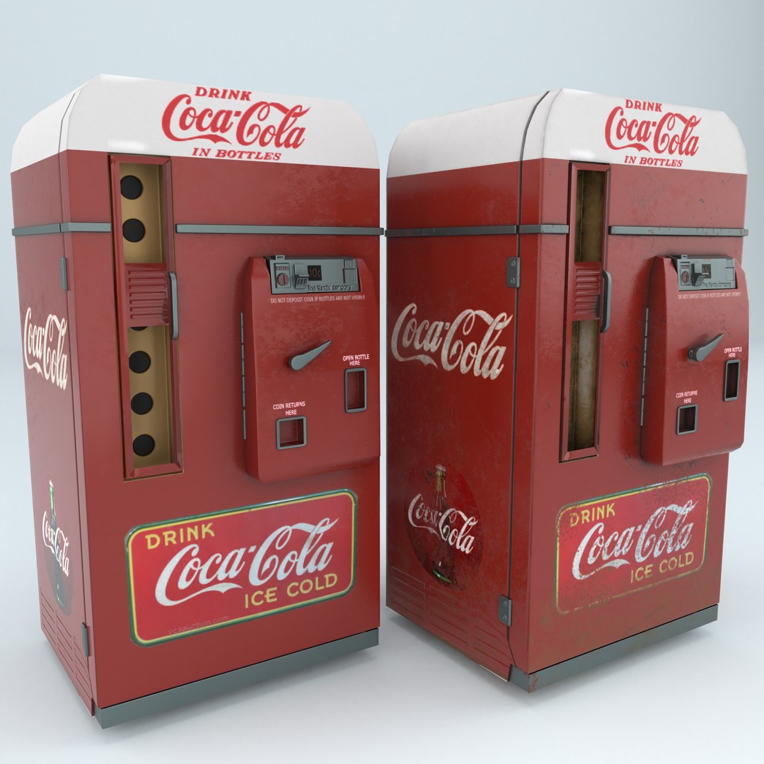 3D Cola Pepsi Vending Machine Model - TurboSquid 1440045