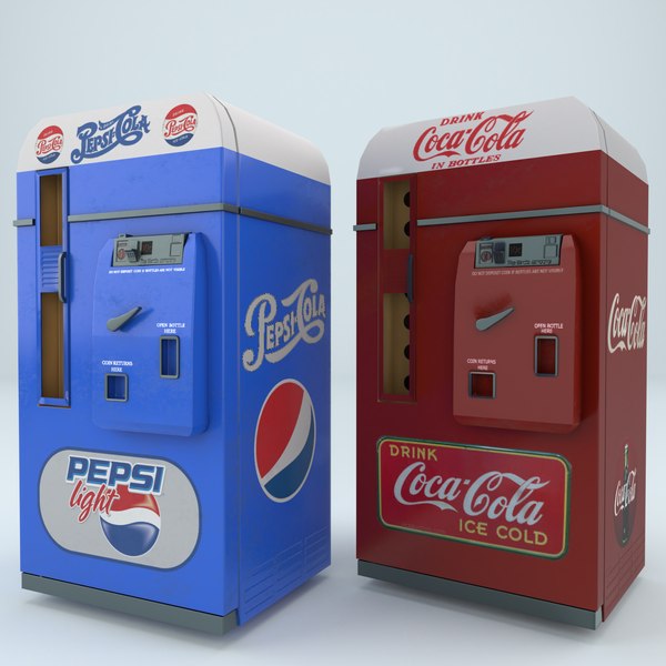 vending machine pepsi 3d model
