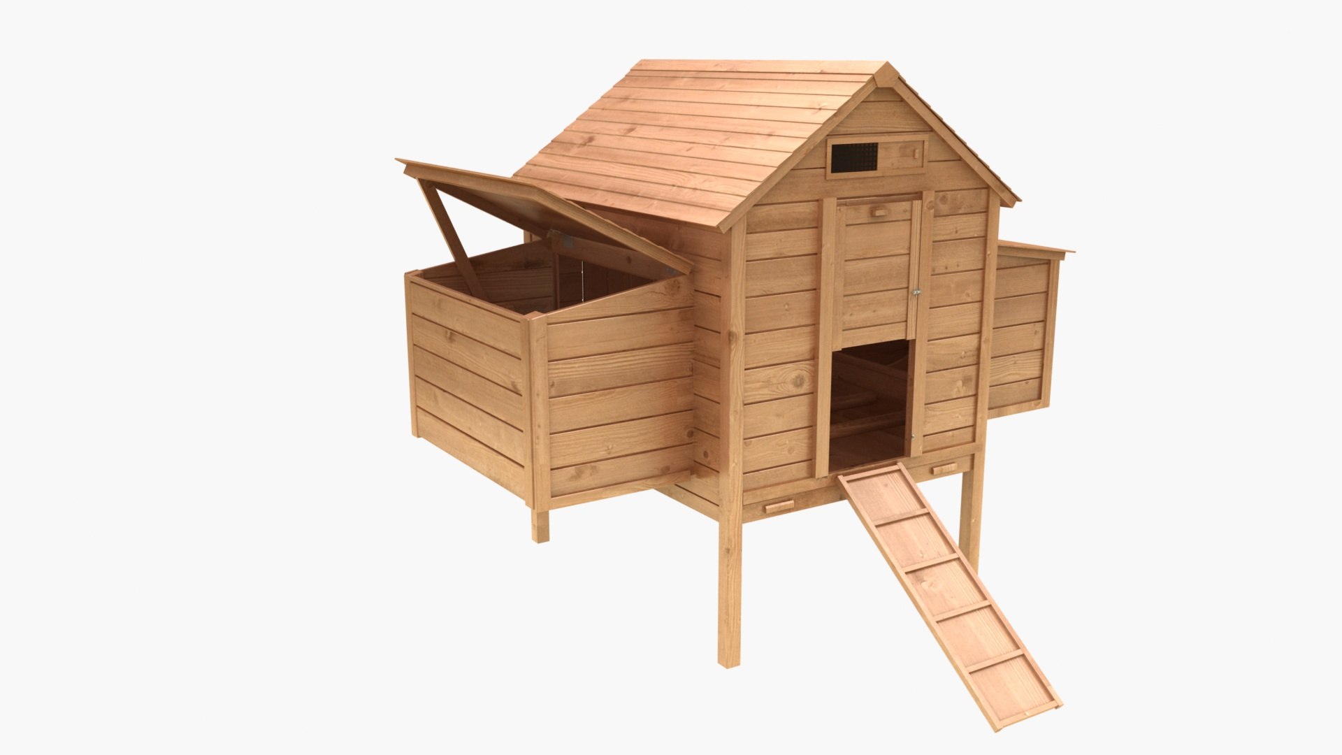 Chicken Coop 3D Model - TurboSquid 1659961
