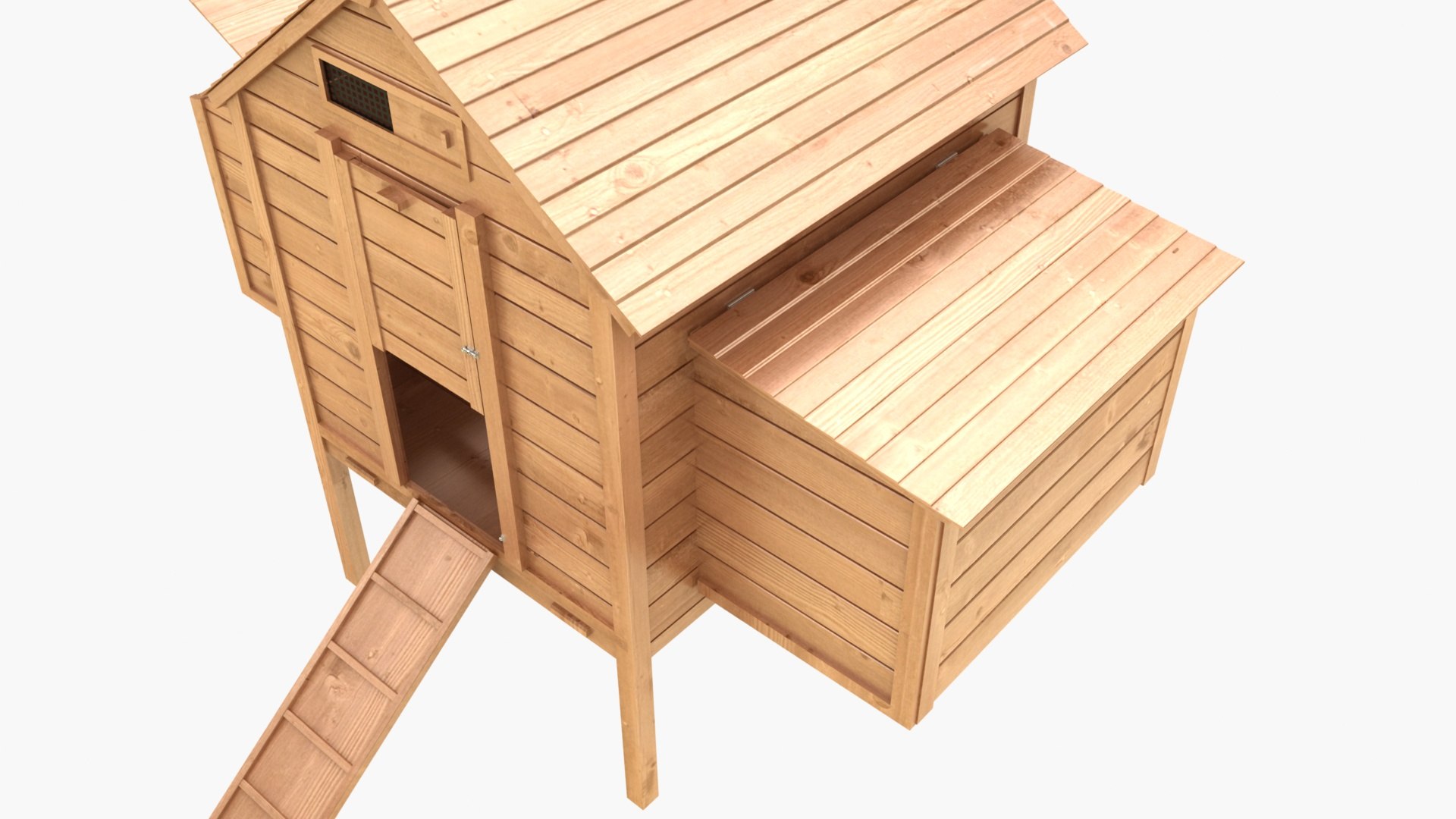 Chicken Coop 3D Model - TurboSquid 1659961