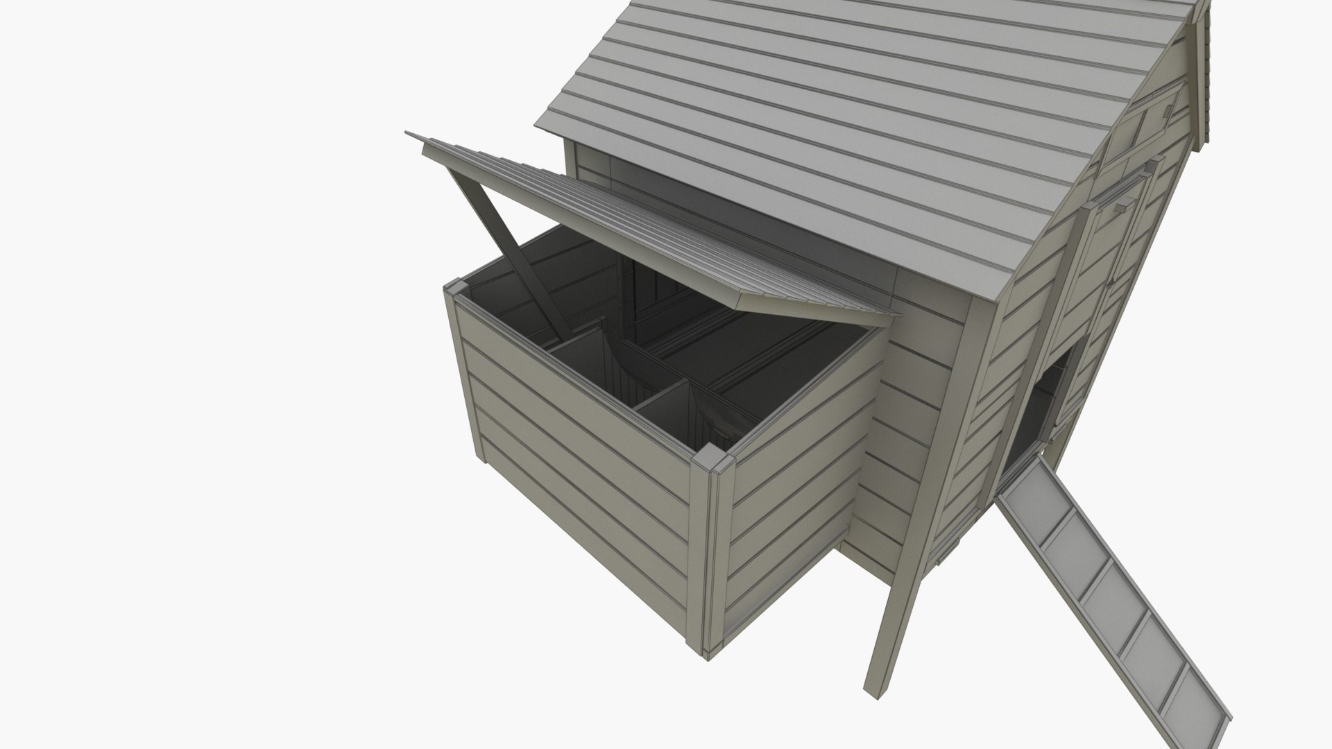 Chicken Coop 3D Model - TurboSquid 1659961