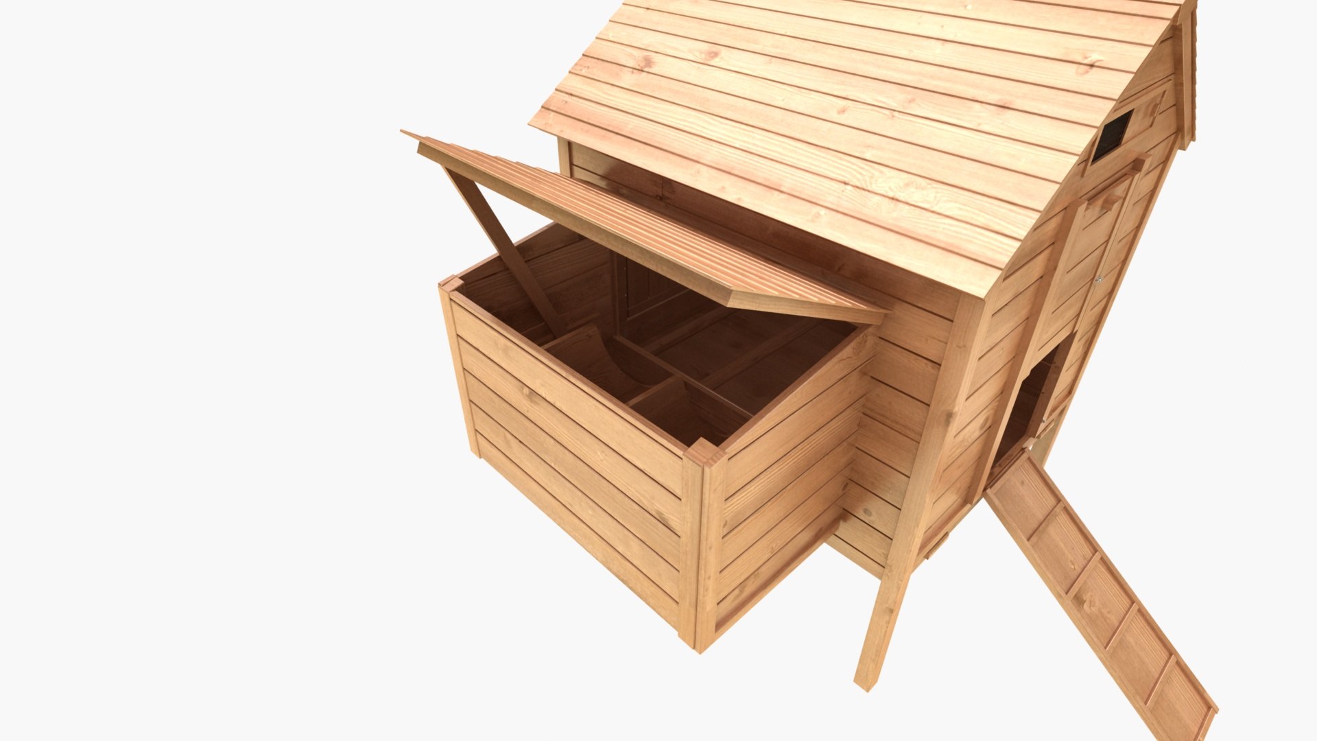 Chicken Coop 3D Model - TurboSquid 1659961