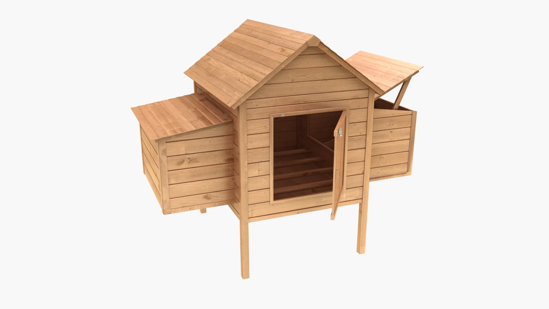 Chicken Coop 3D Model - TurboSquid 1659961