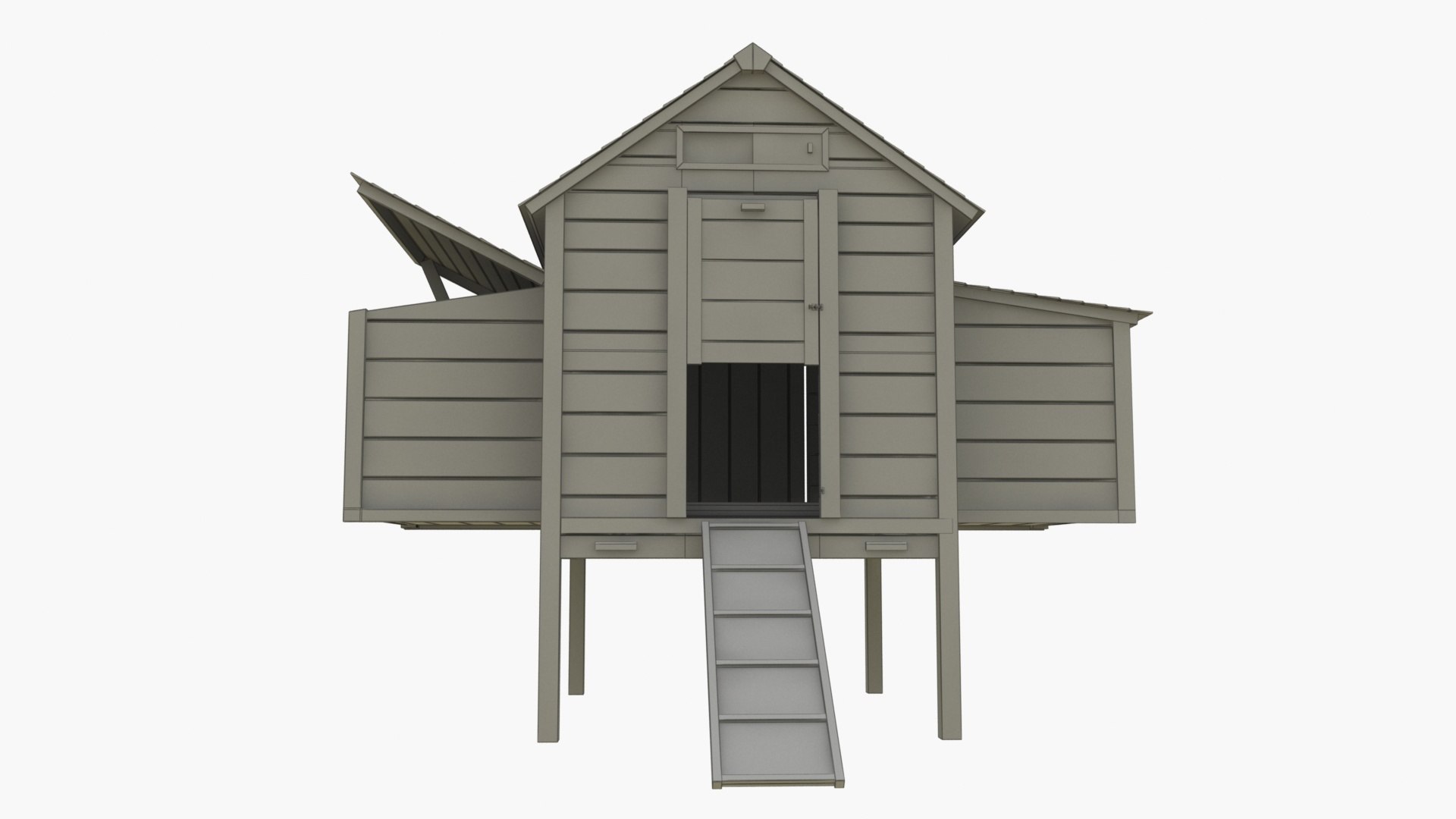 Chicken Coop 3D Model - TurboSquid 1659961