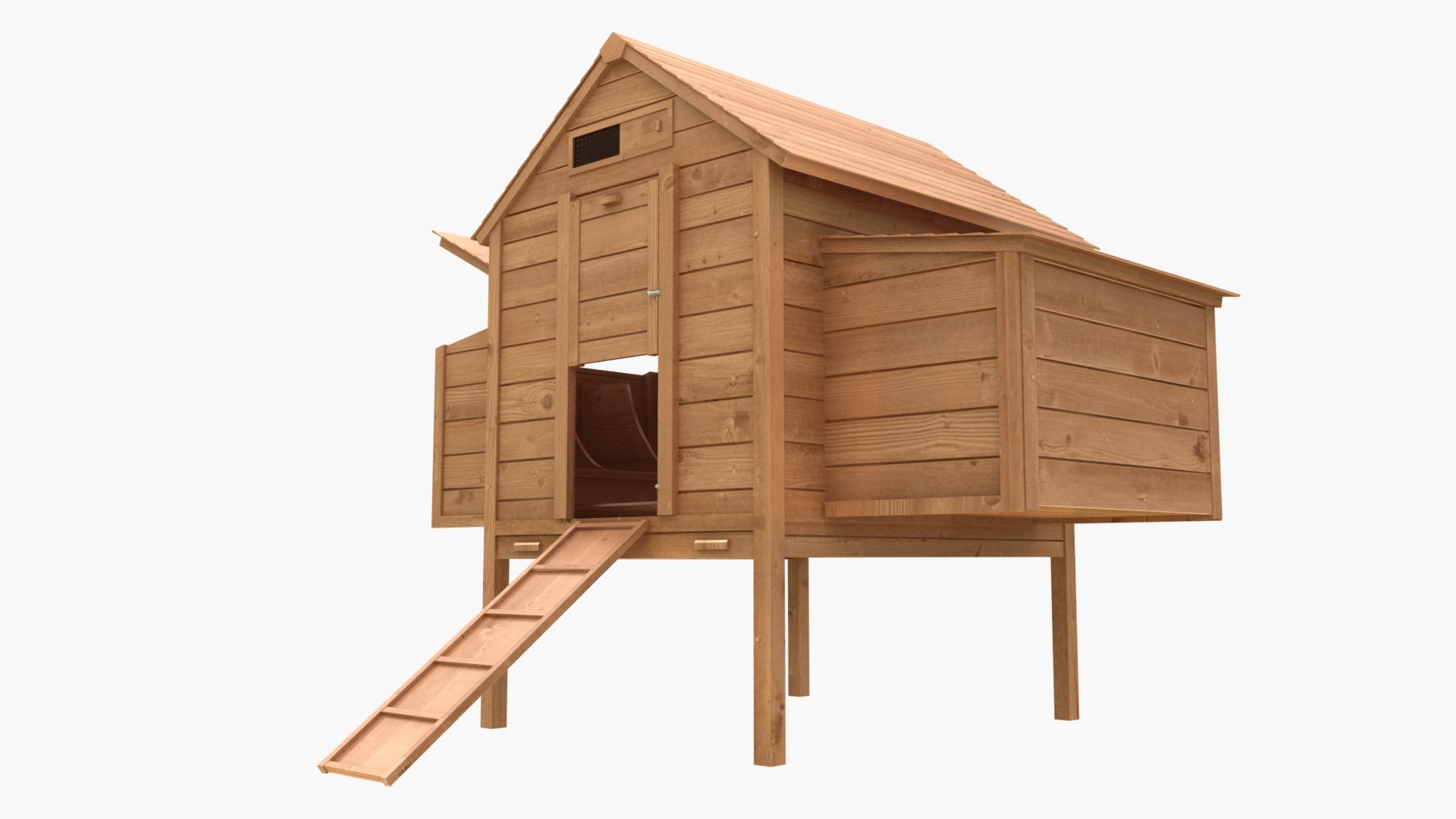 Chicken Coop 3D Model - TurboSquid 1659961