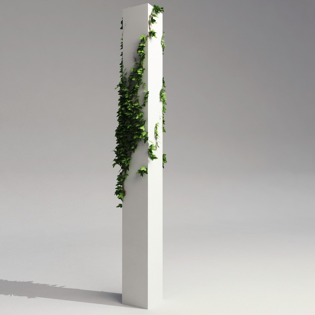 Column Ivy V1 3d Max