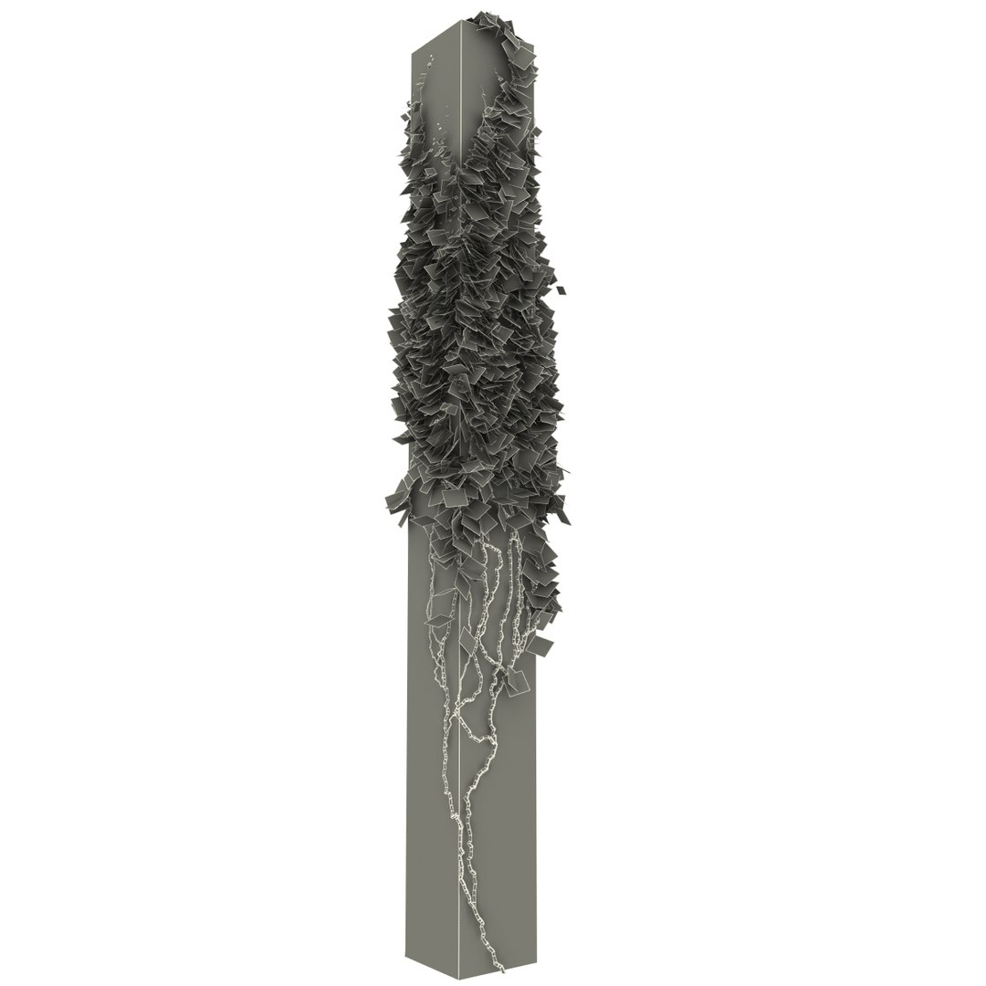 Column Ivy V1 3d Max
