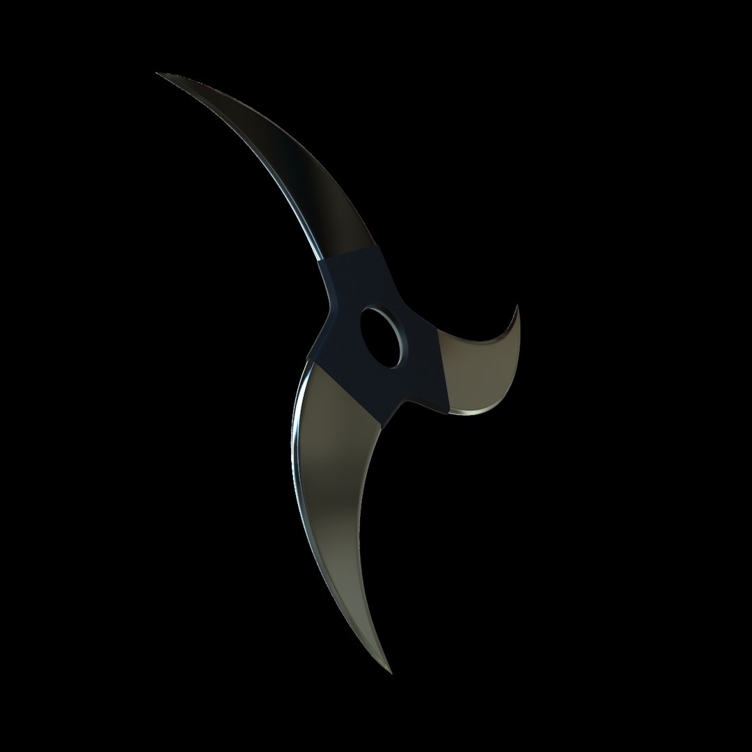 C4d Shuriken 3blades
