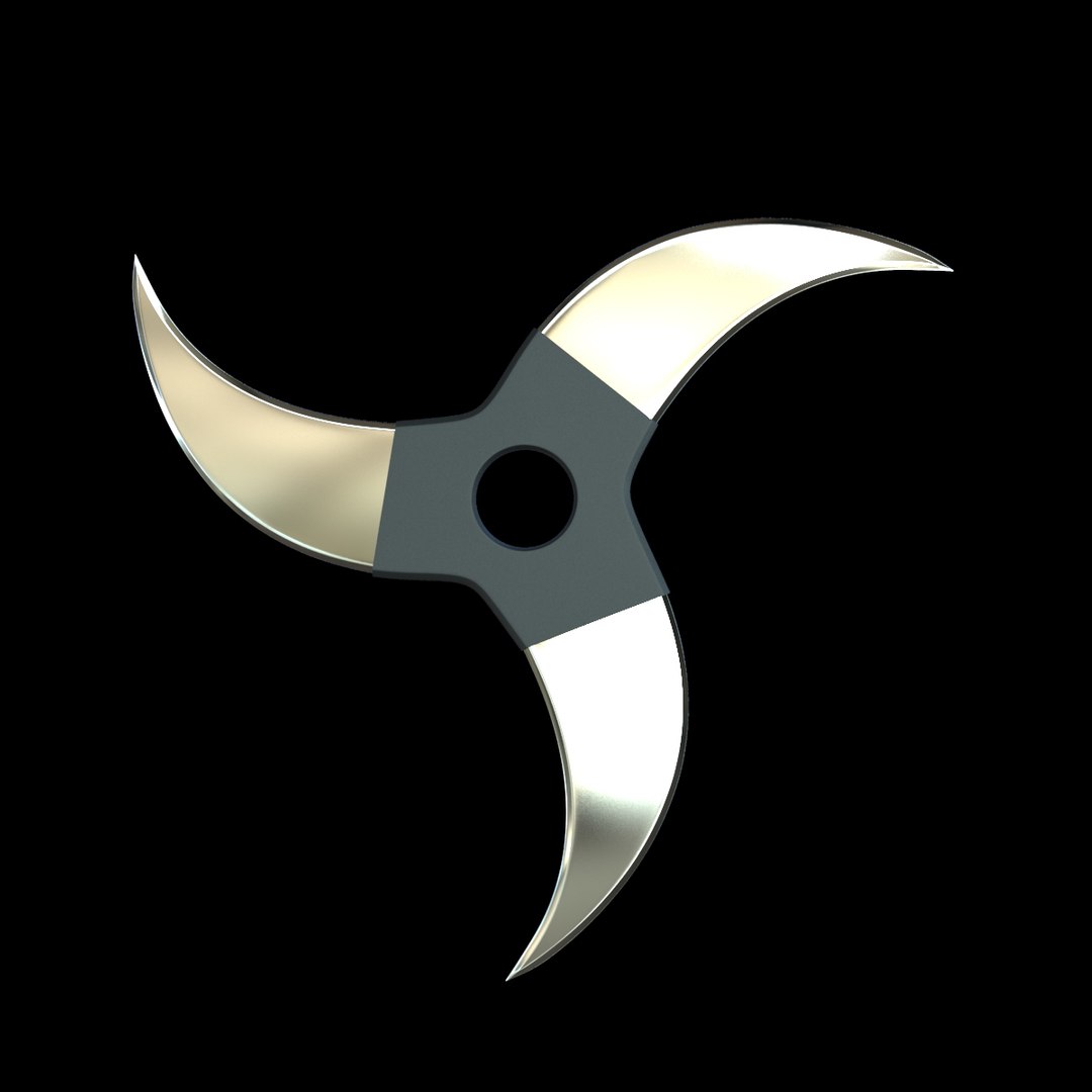 C4d Shuriken 3blades