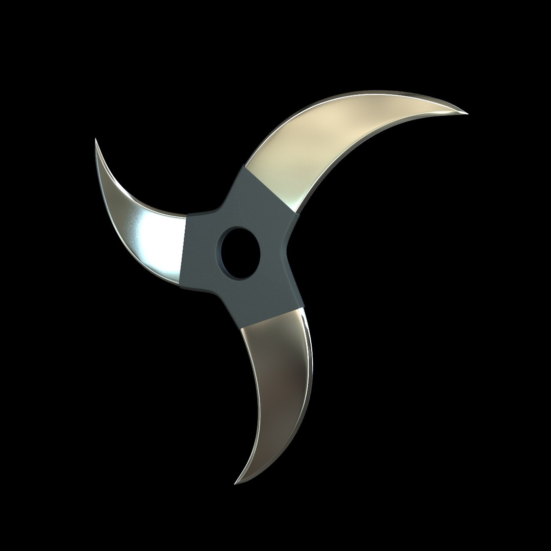 C4d Shuriken 3blades