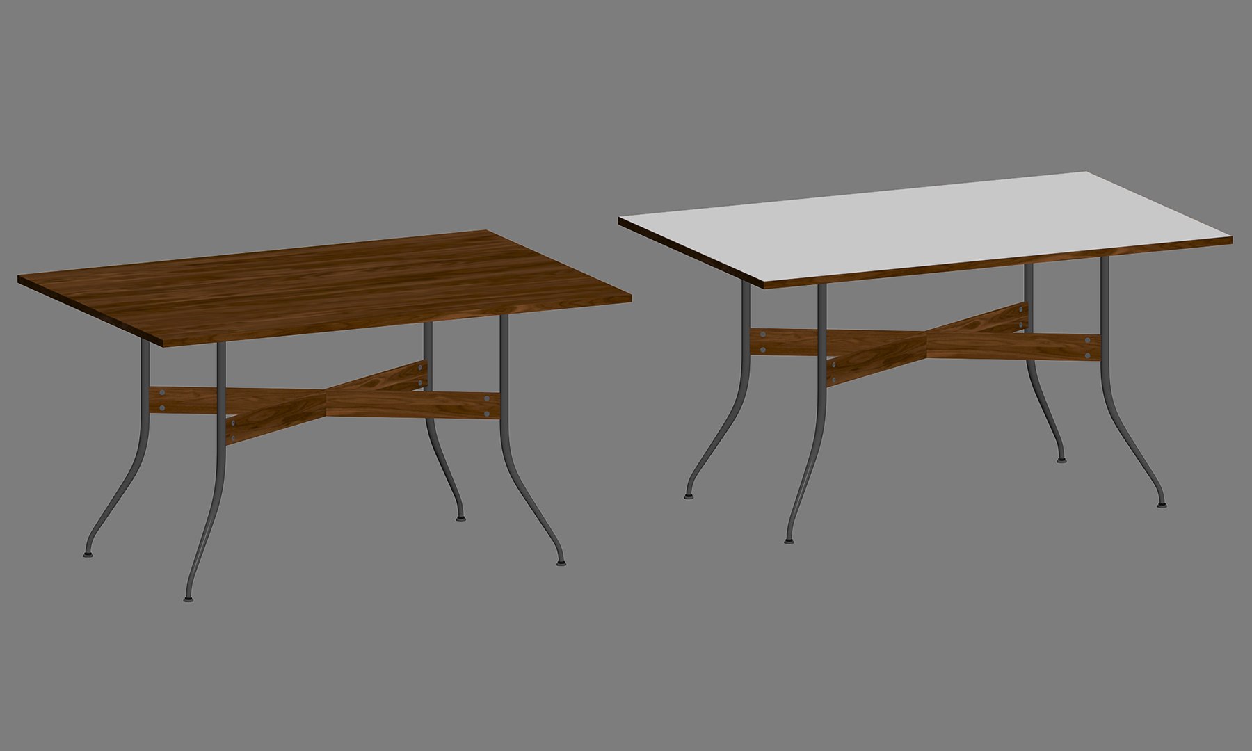 Nelson swag table 3D - TurboSquid 1418197