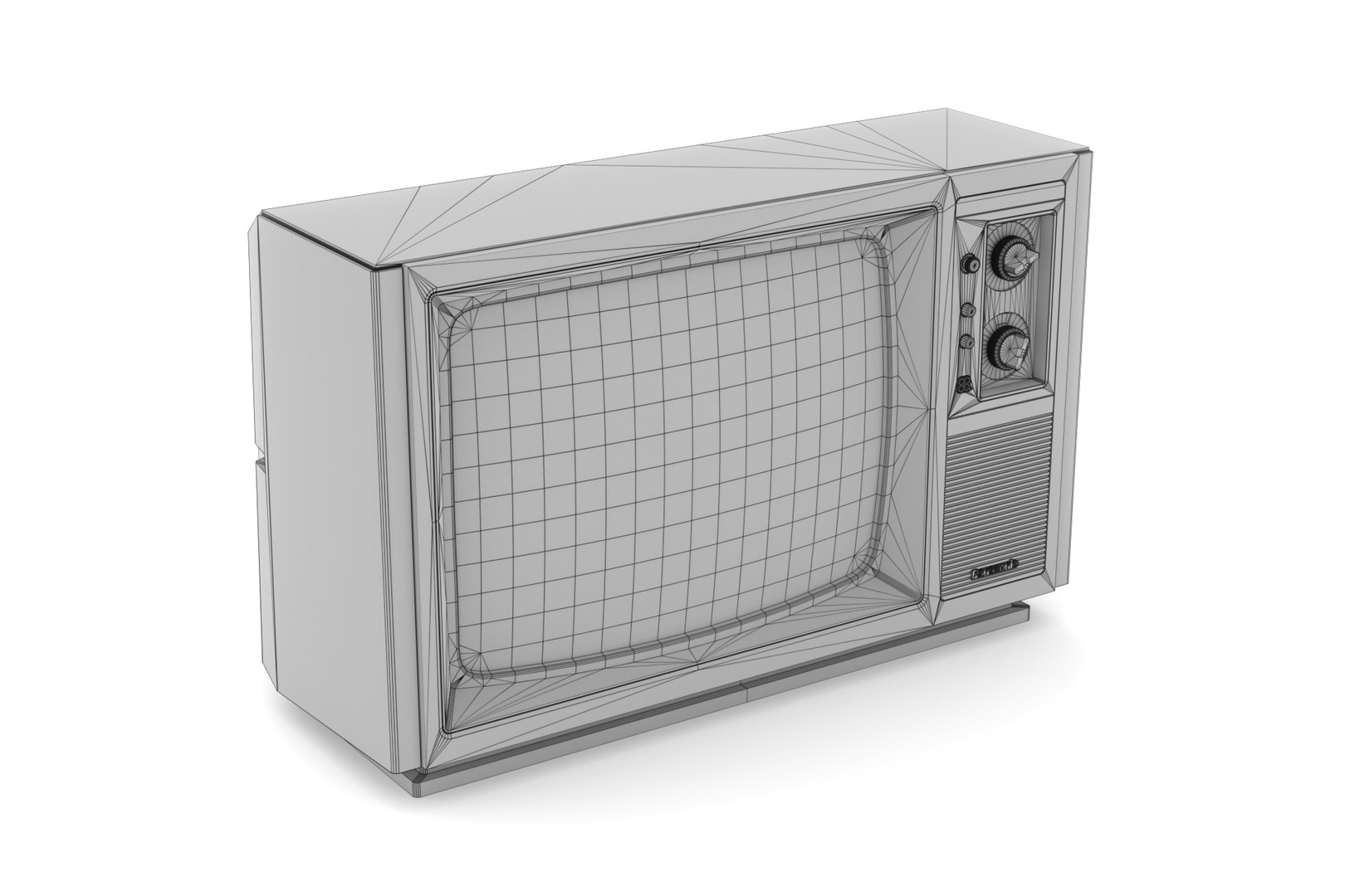 Vintage TV 3D Model - TurboSquid 1989706