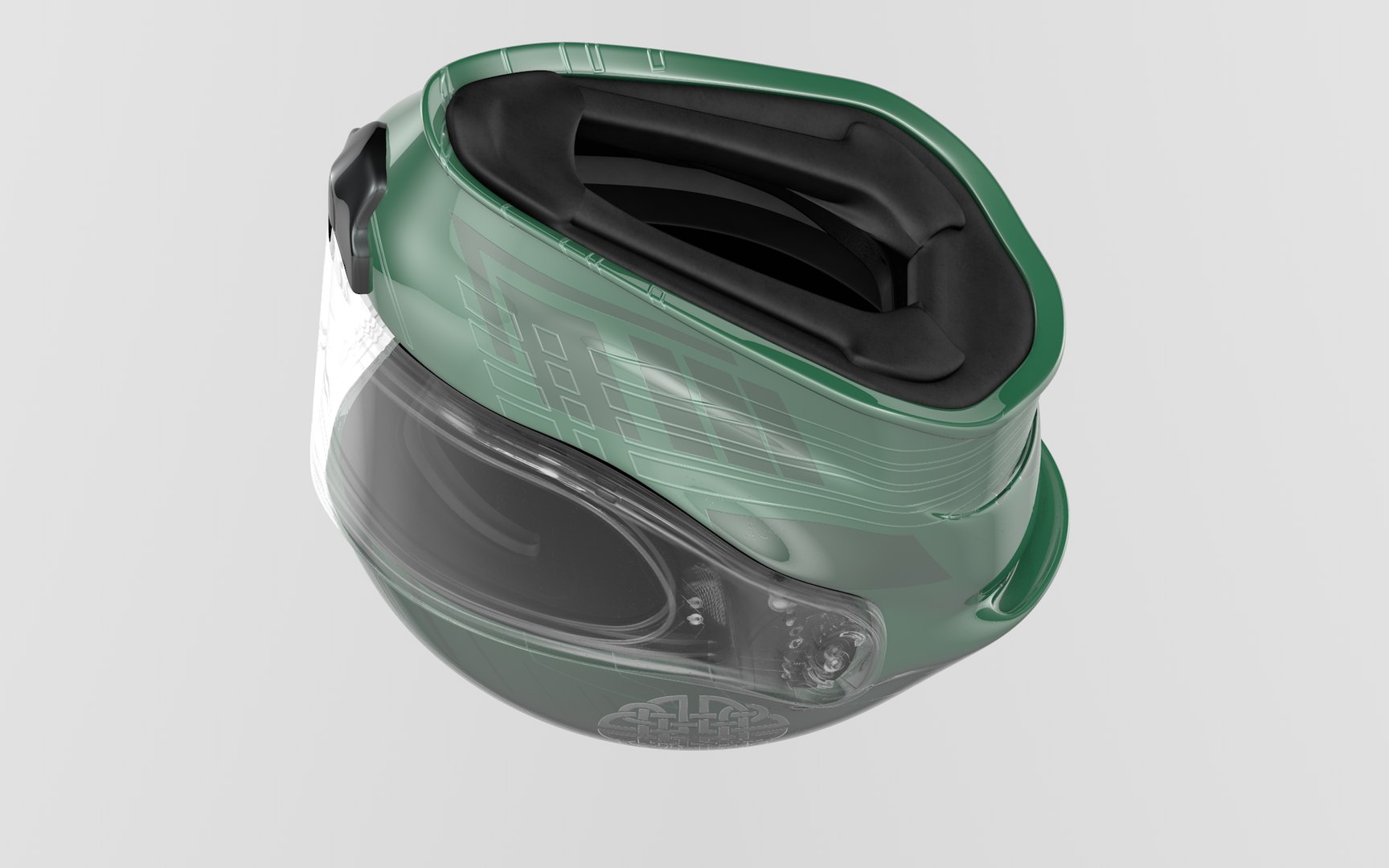 3D model Motorcycle Helmet L 2037 - TurboSquid 2105448