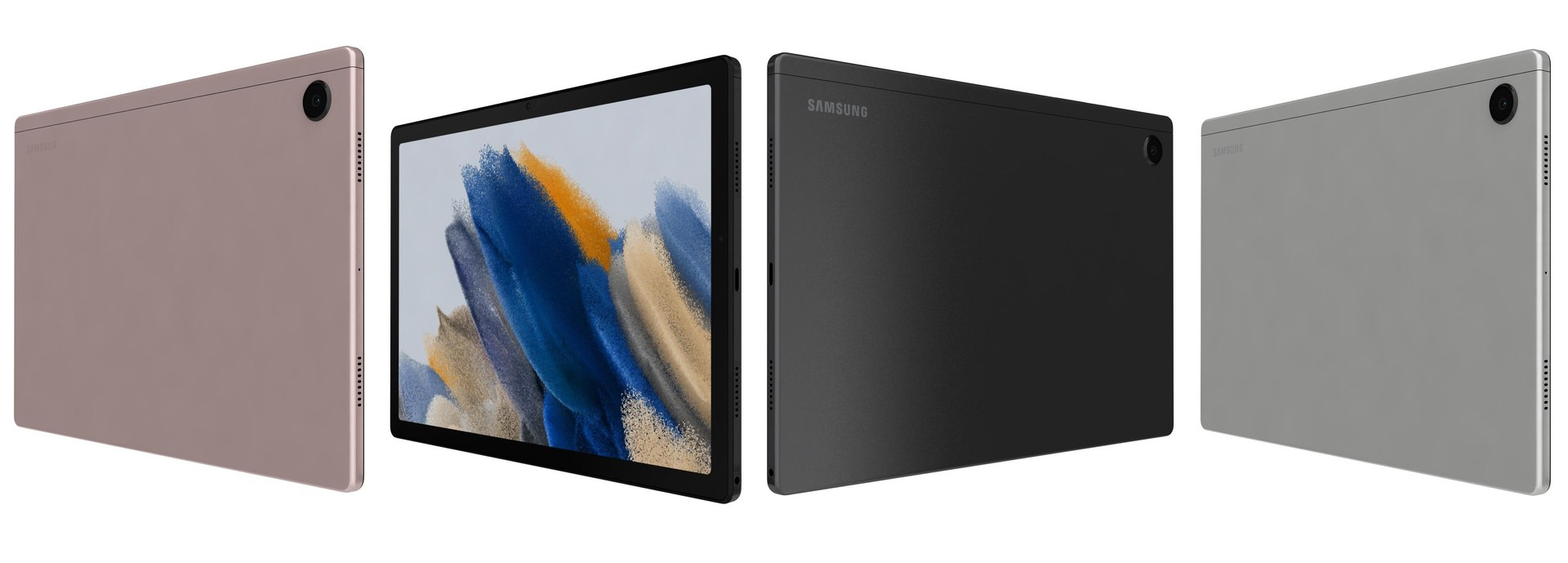 3D Samsung Galaxy Tab A8 All Colors Low Poly Model - TurboSquid 2479180