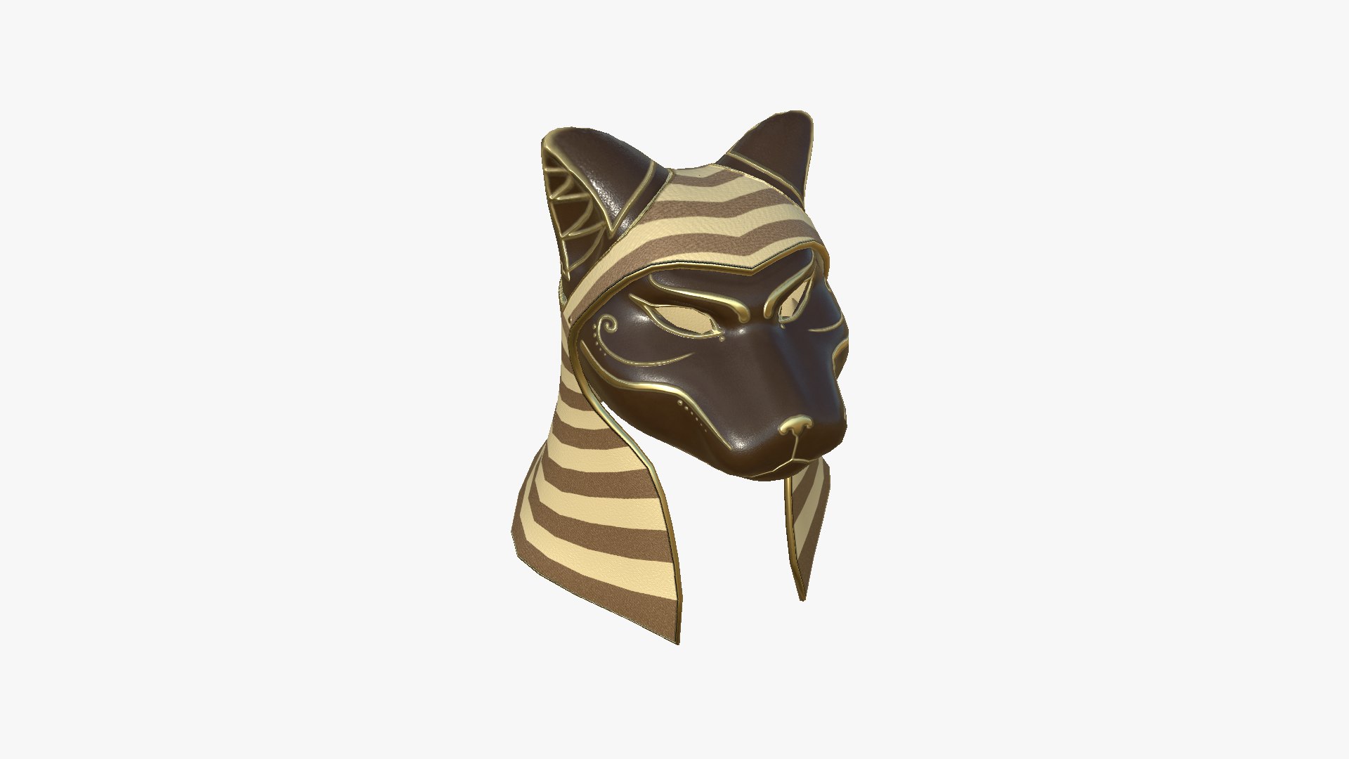 Bastet Mask A06 - Egyptian Gods Character Clothing 3D - TurboSquid 2199911