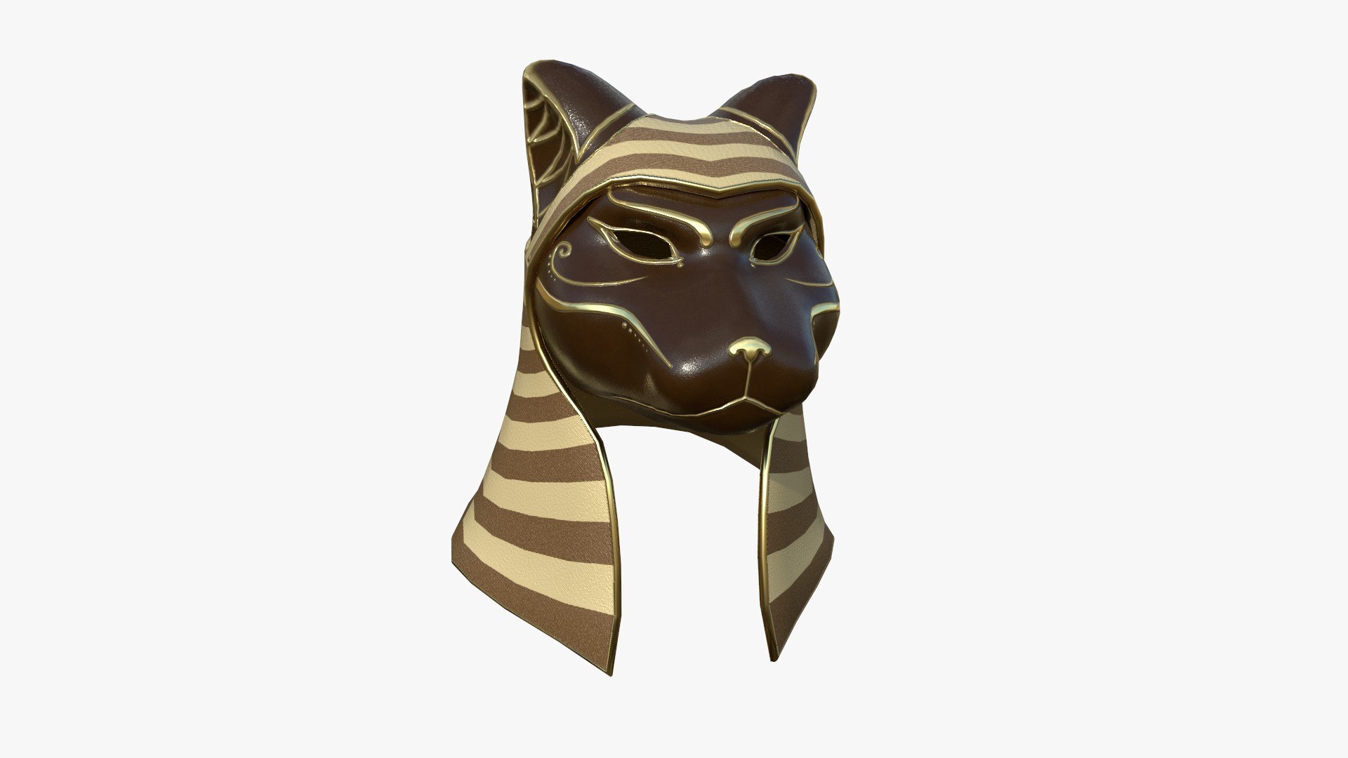 Bastet Mask A06 - Egyptian Gods Character Clothing 3D - TurboSquid 2199911