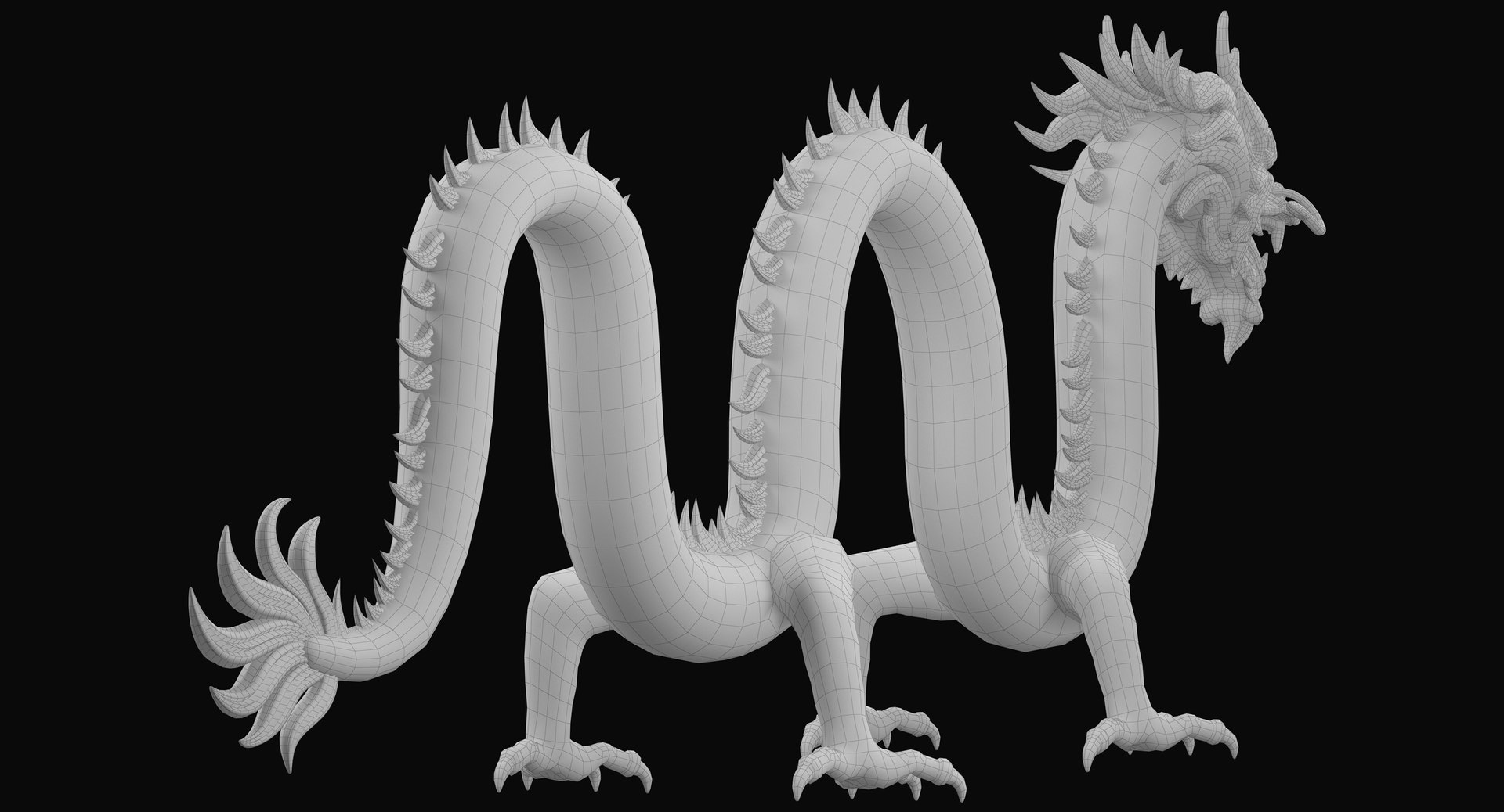 3D chinese dragon rig model - TurboSquid 1244871