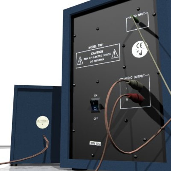 industrials ml-t901 1 subwoofer 3d model