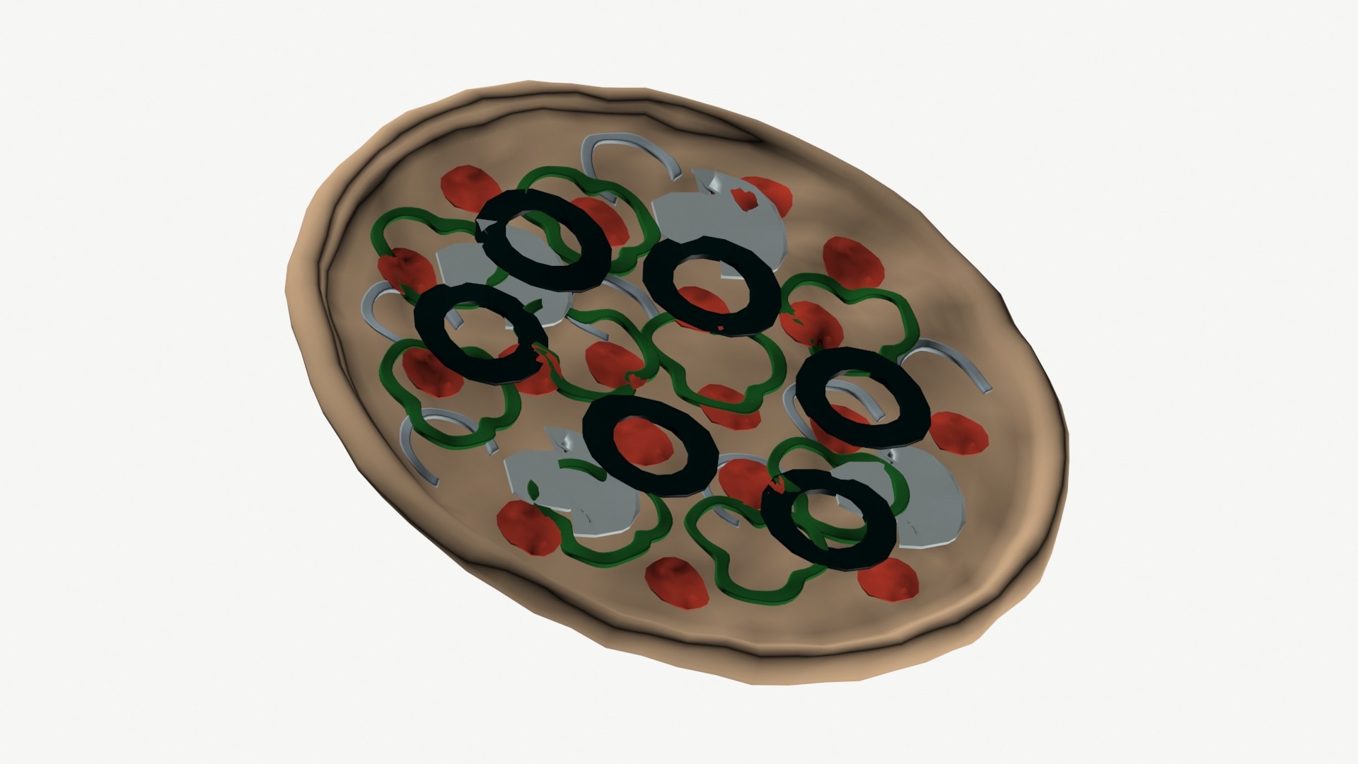 Pizza Model - TurboSquid 1875563