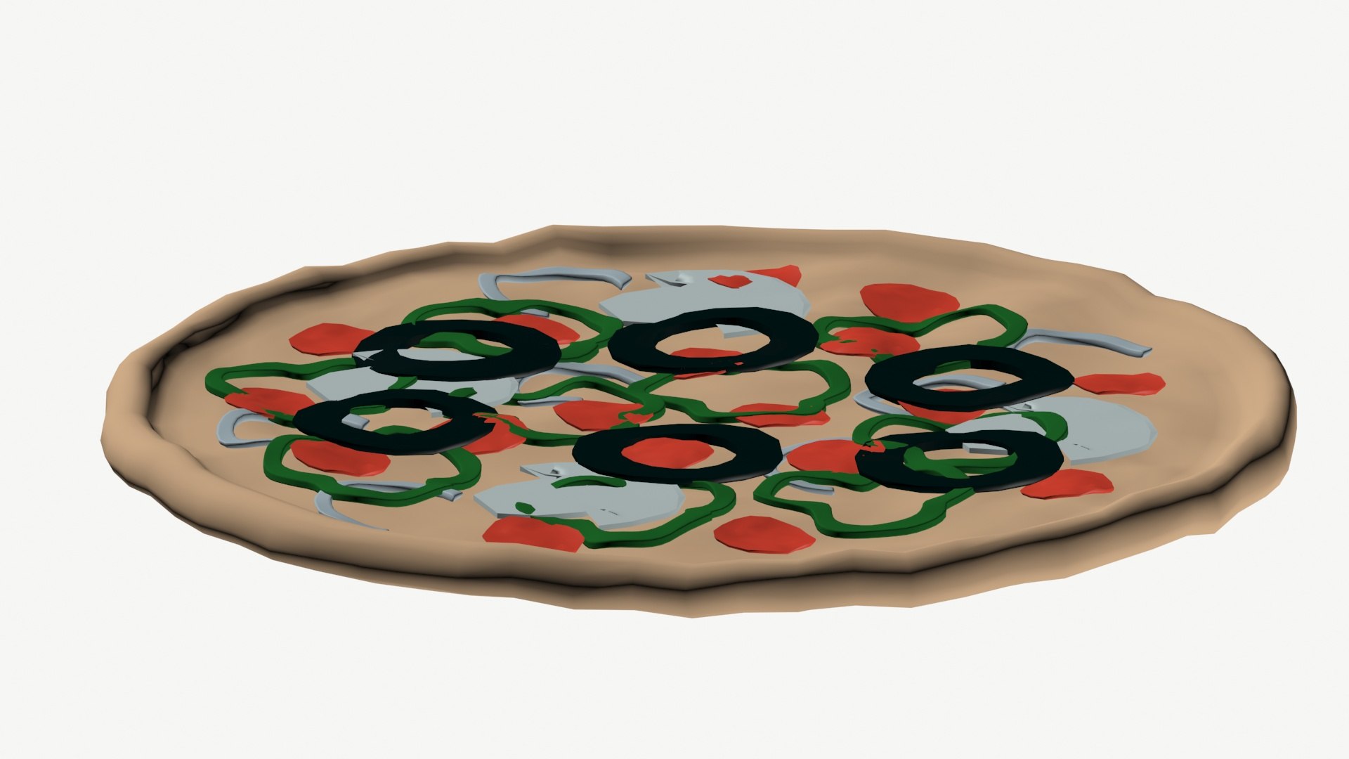 Pizza Model - TurboSquid 1875563