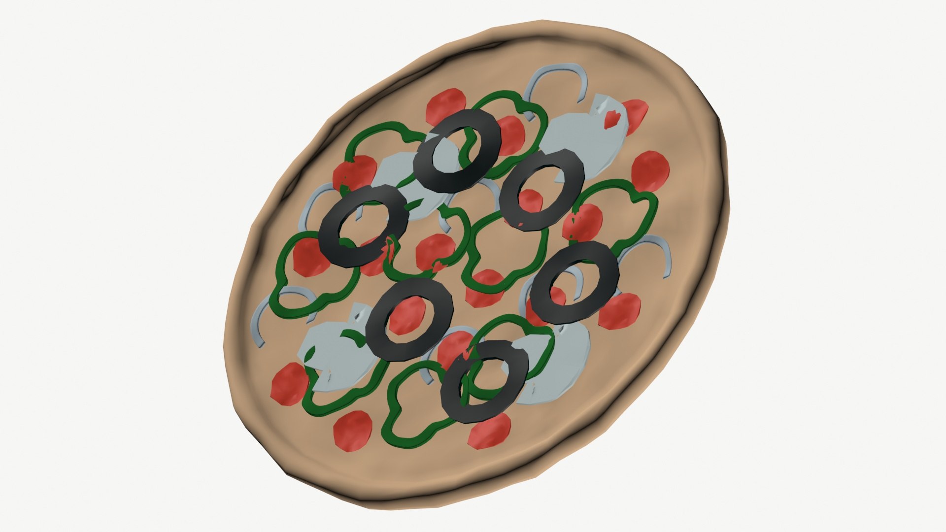 Pizza Model - TurboSquid 1875563