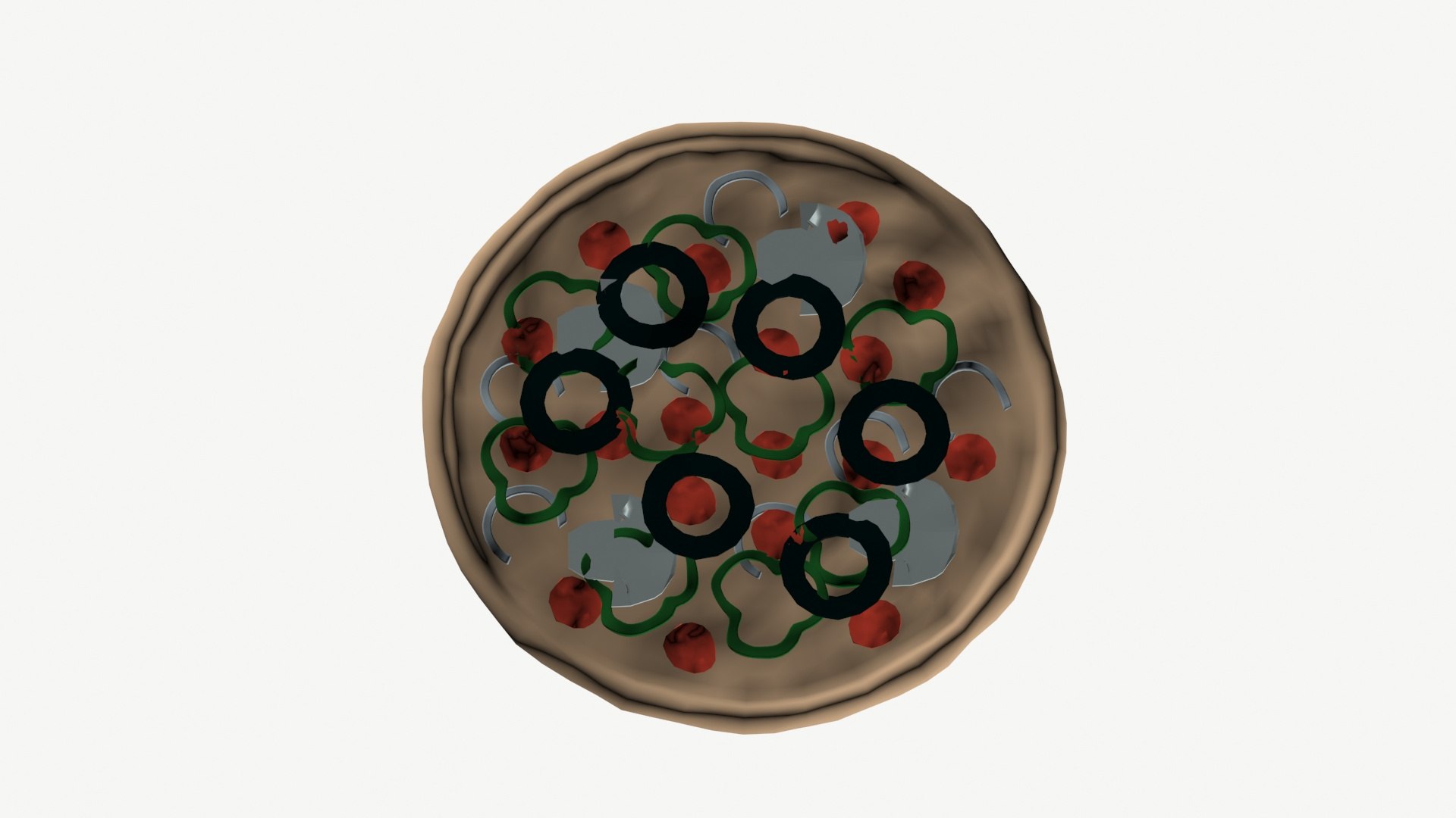 Pizza Model - TurboSquid 1875563