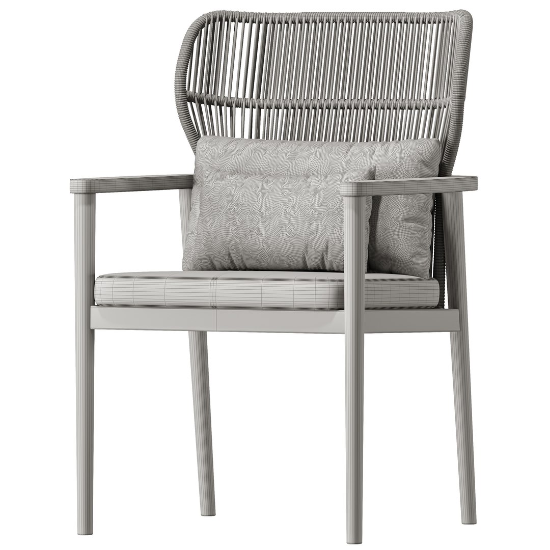 Sette Garden Teos Chair 3D Model - TurboSquid 2127751