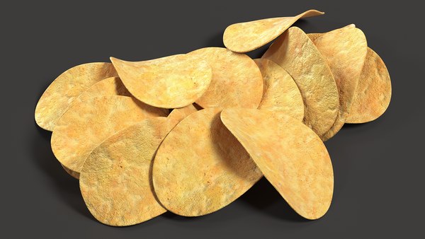 modelo 3d Bunch of Potato Chips - TurboSquid 1987239